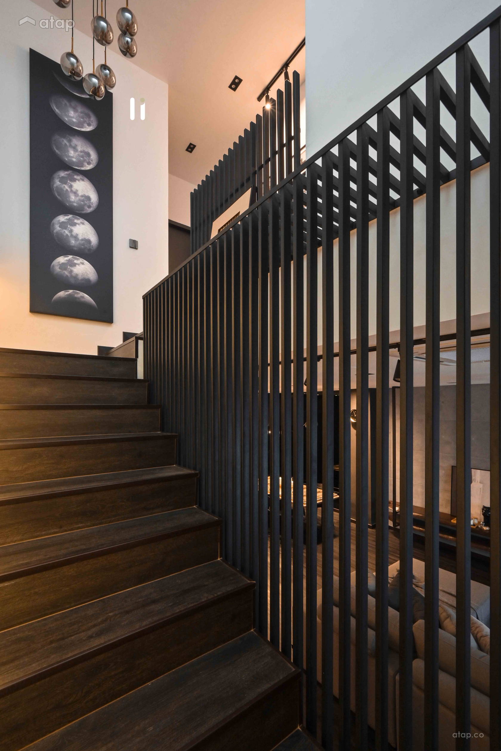 Industrial Modern terrace design ideas & photos Malaysia | Atap.co