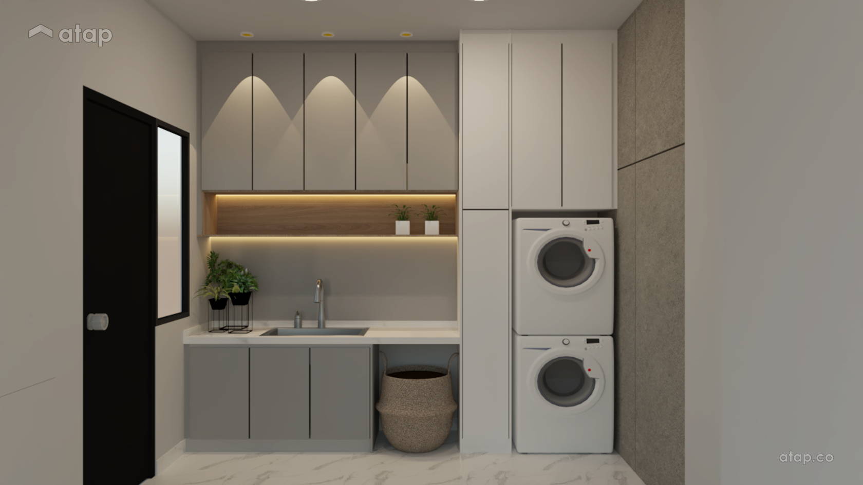 Contemporary Minimalistic semi-detached design ideas & photos Malaysia ...