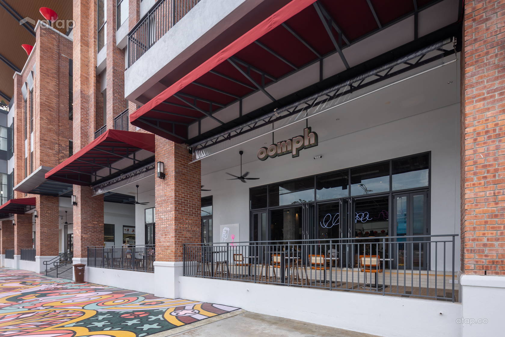 Industrial Rustic F&B shopping mall design ideas & photos Malaysia | Atap.co