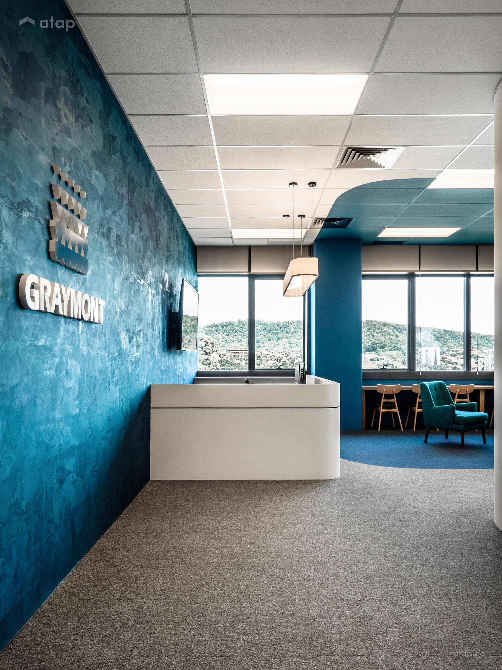 Contemporary Modern Foyer Office skyscraper design ideas & photos ...