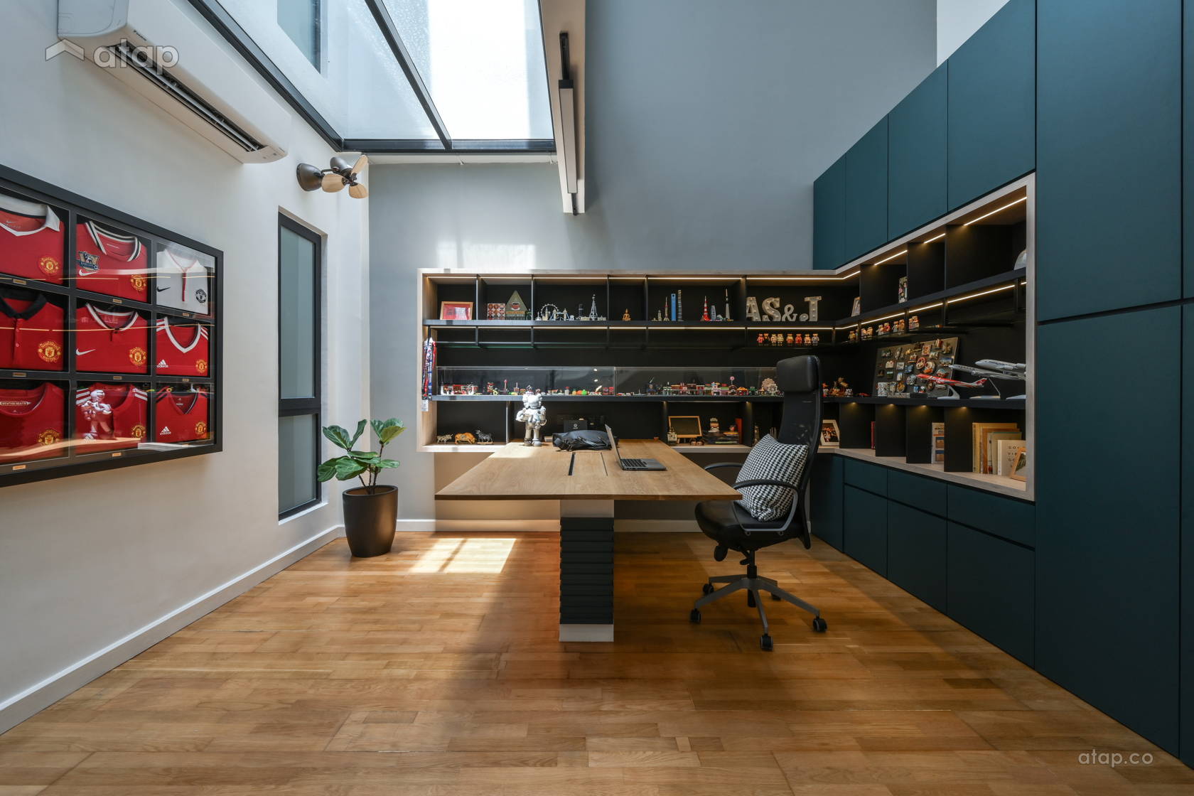 Minimalistic Scandinavian Study Room terrace design ideas & photos ...