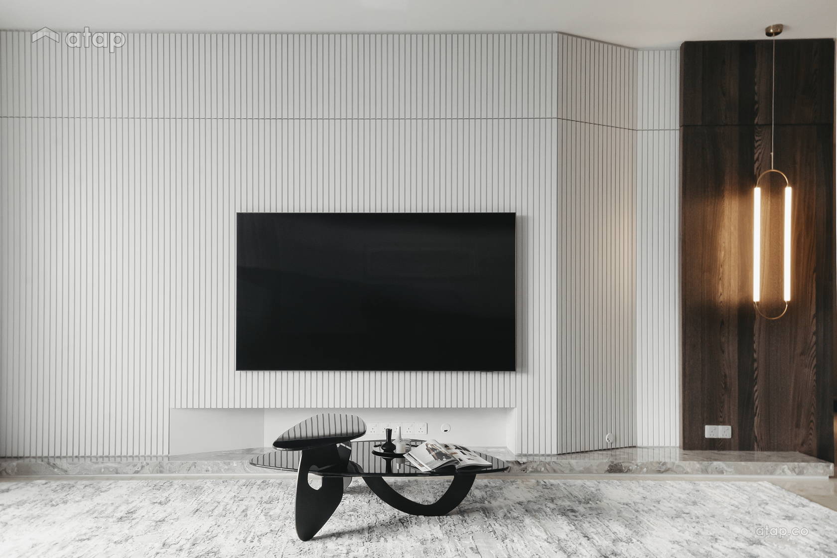 Contemporary Modern Family Room Living Room condominium design ideas ...