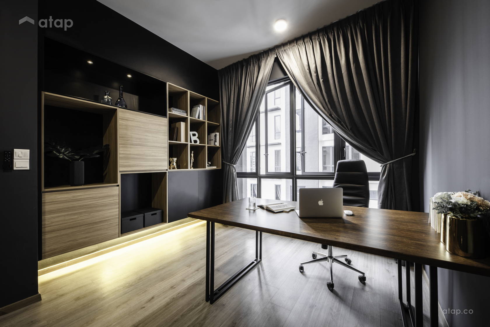 Contemporary Modern Study Room condominium design ideas & photos ...