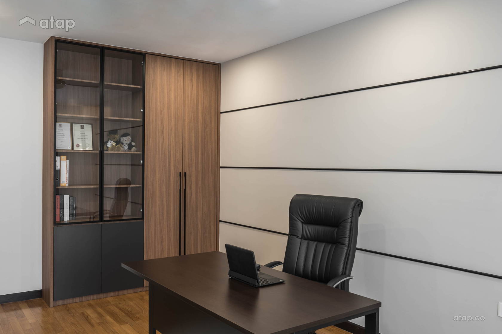 Minimalistic Zen Study Room semi-detached design ideas & photos ...