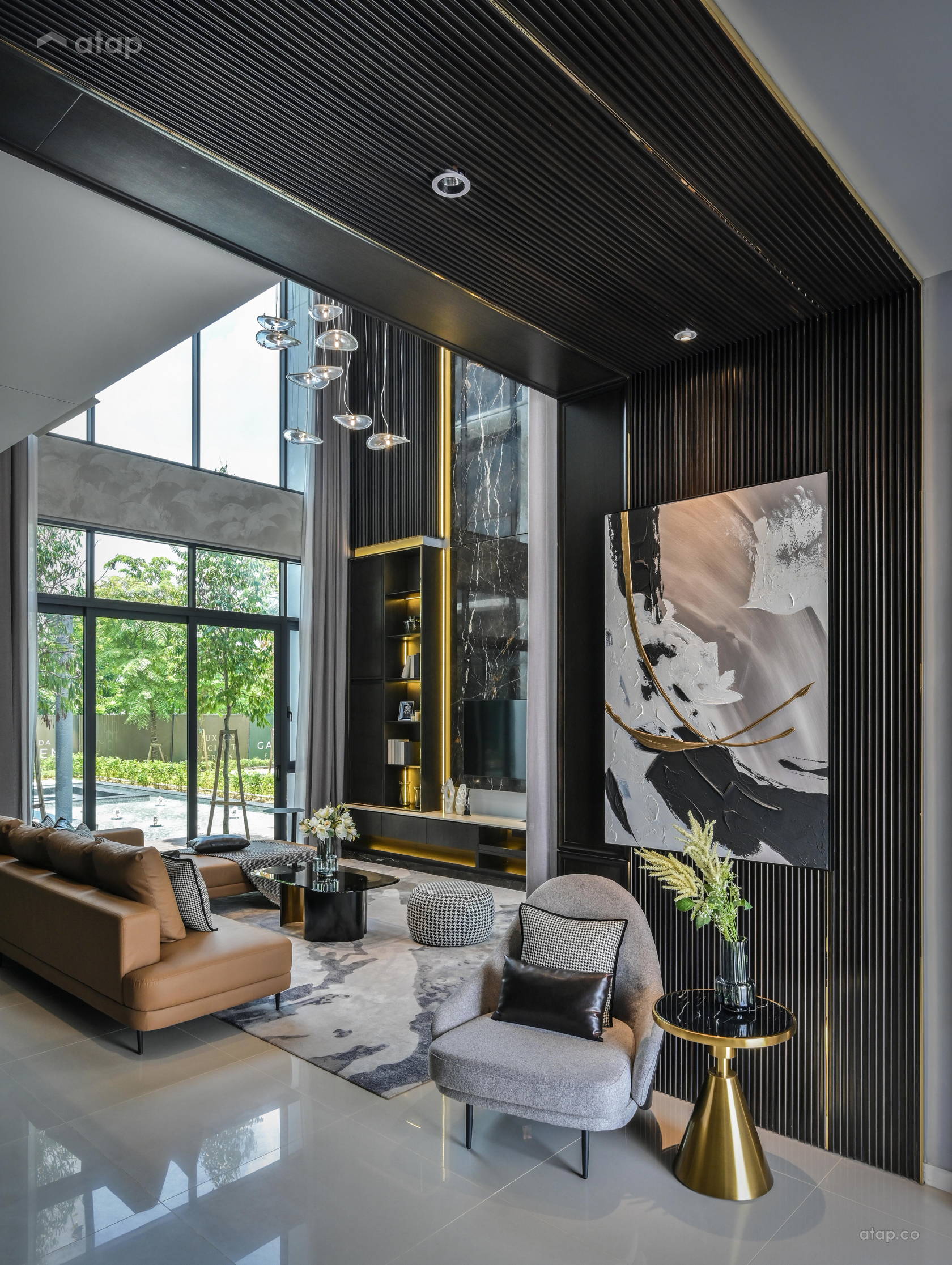 Living Room semi-detached design ideas & photos Malaysia | Atap.co