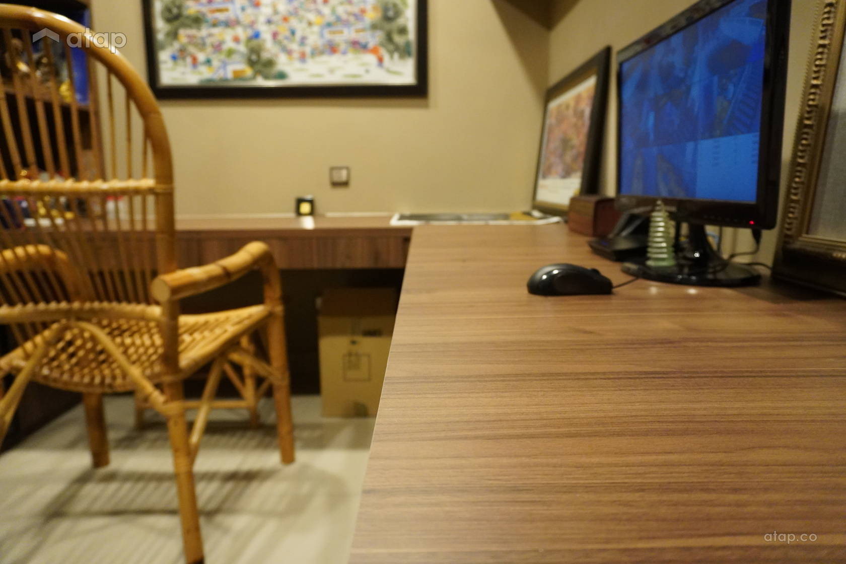 Asian Study Room terrace design ideas & photos Malaysia | Atap.co