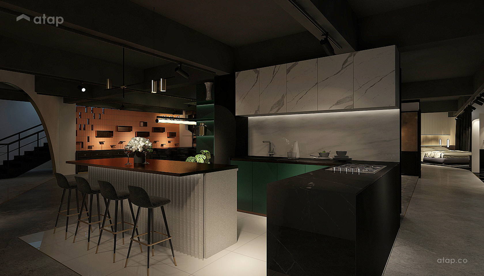 Modern Vintage Kitchen Retail others design ideas & photos Malaysia ...