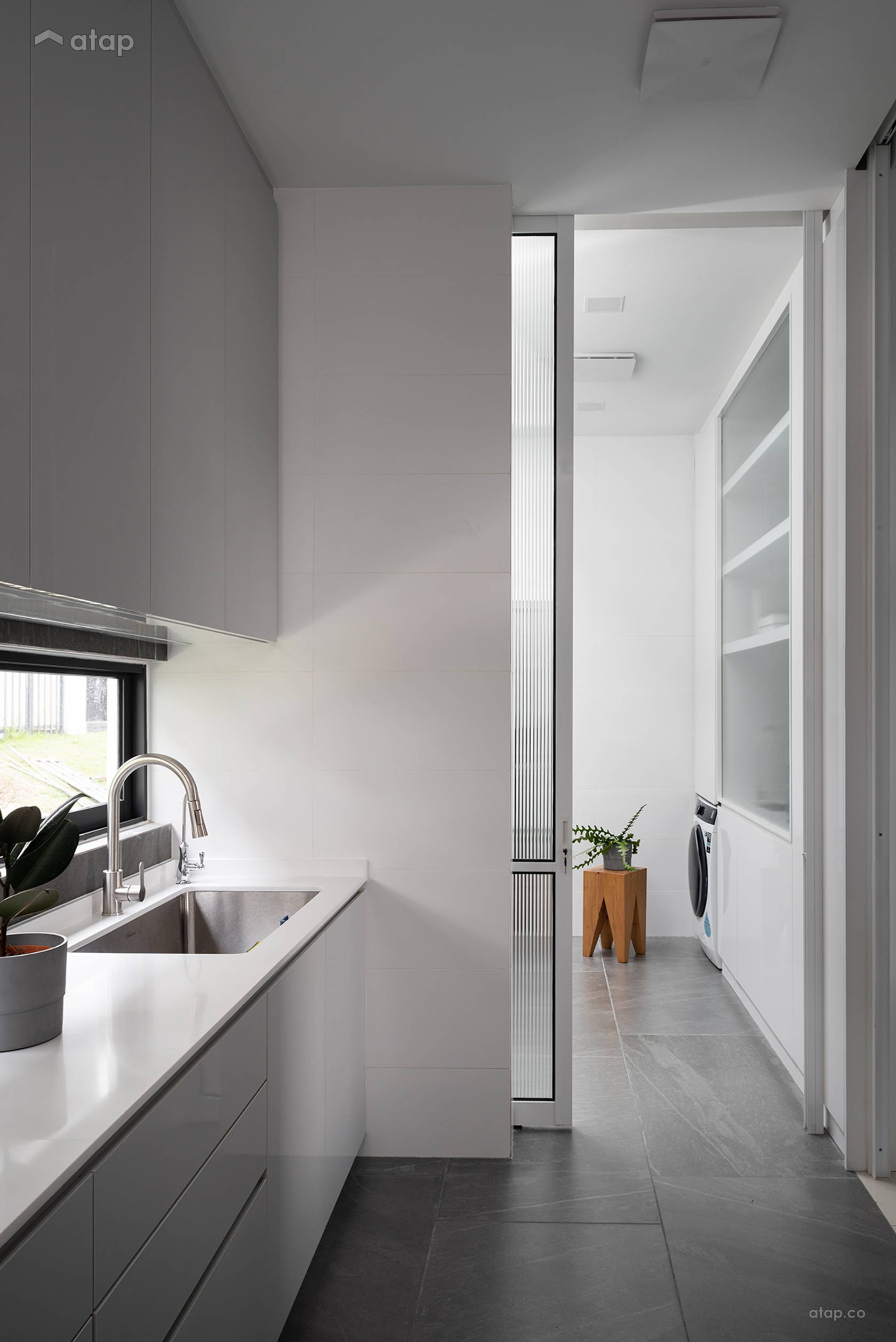 Contemporary Modern Kitchen semi-detached design ideas & photos ...