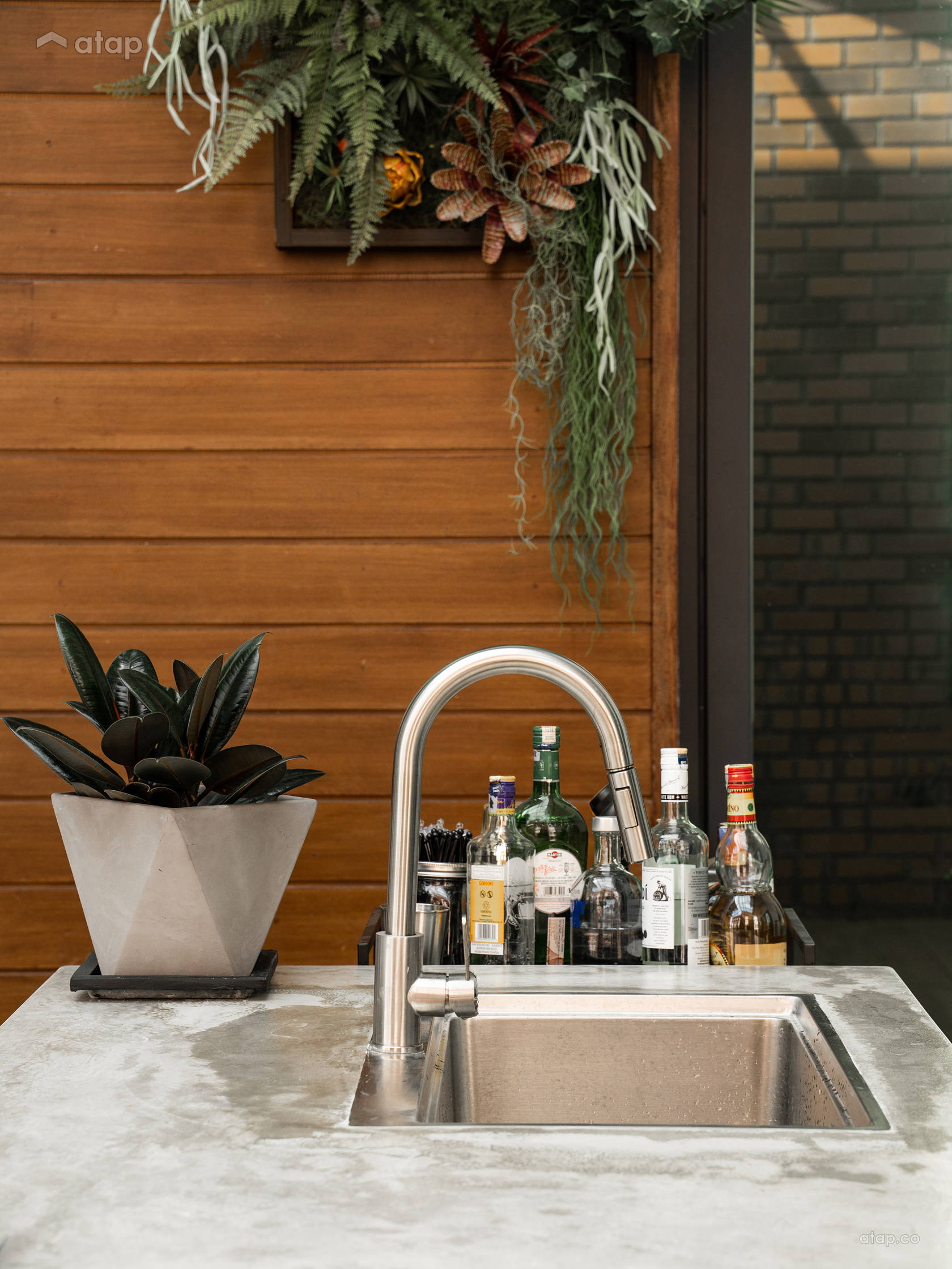 Industrial Rustic Exterior bungalow design ideas & photos Malaysia ...