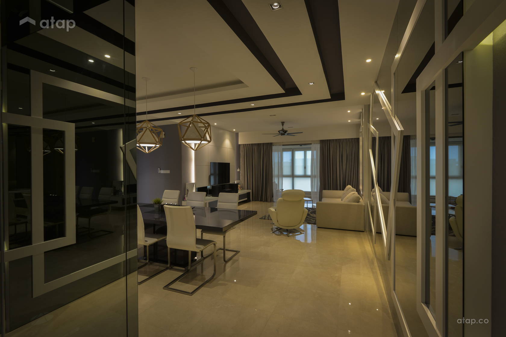 Contemporary Modern Foyer condominium design ideas & photos Malaysia ...
