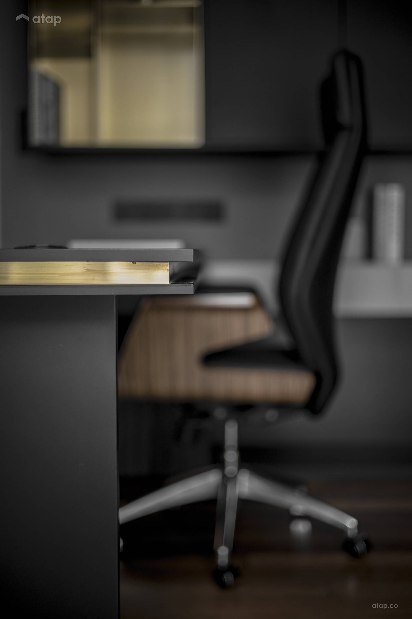 Minimalistic Modern Study Room condominium design ideas & photos ...