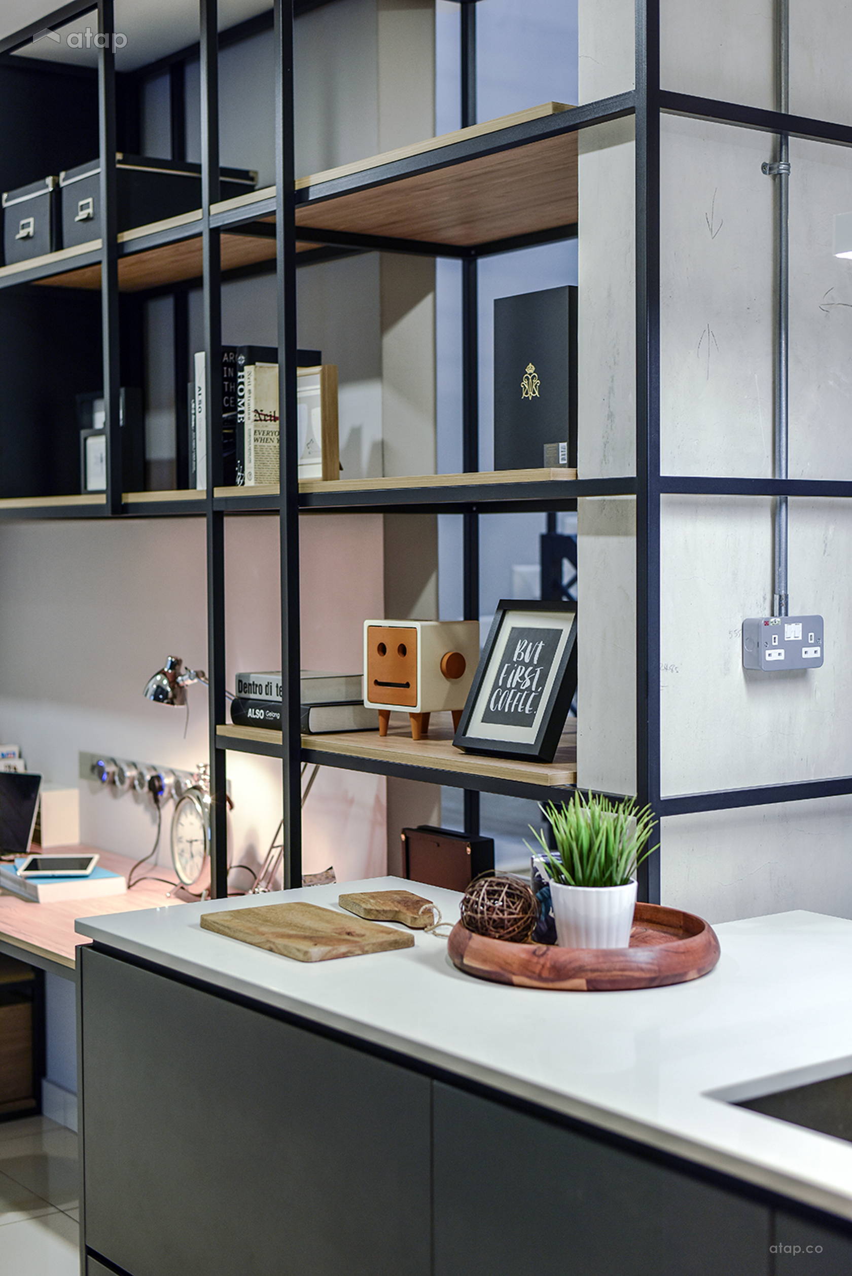 Minimalistic Scandinavian Kitchen Study Room terrace design ideas ...