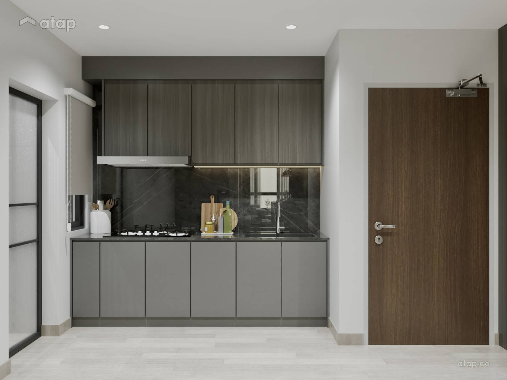 Contemporary Modern Kitchen condominium design ideas & photos Malaysia ...