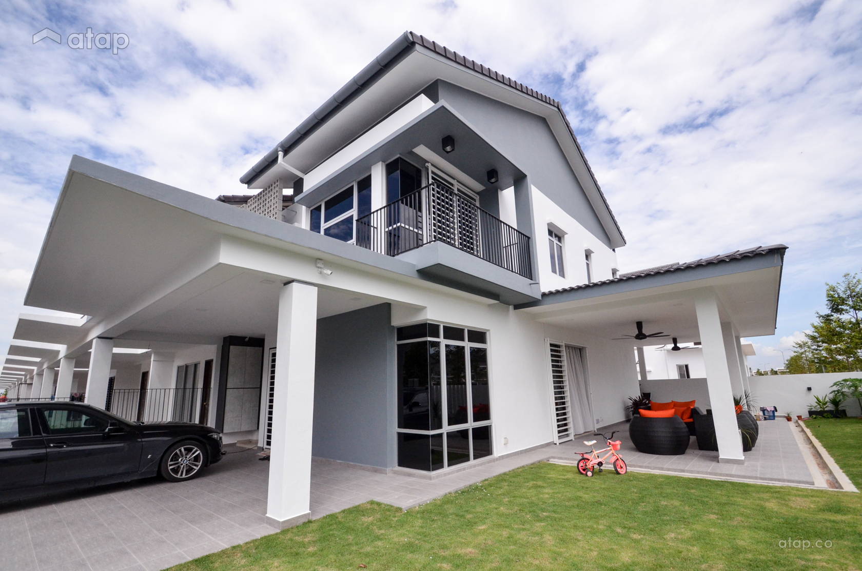 Contemporary Exterior semi-detached design ideas & photos Malaysia ...