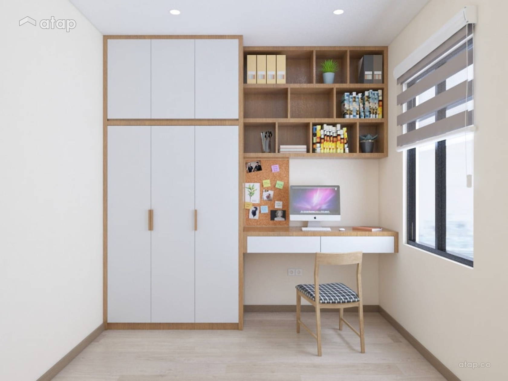 Minimalistic Study Room condominium design ideas & photos Malaysia ...
