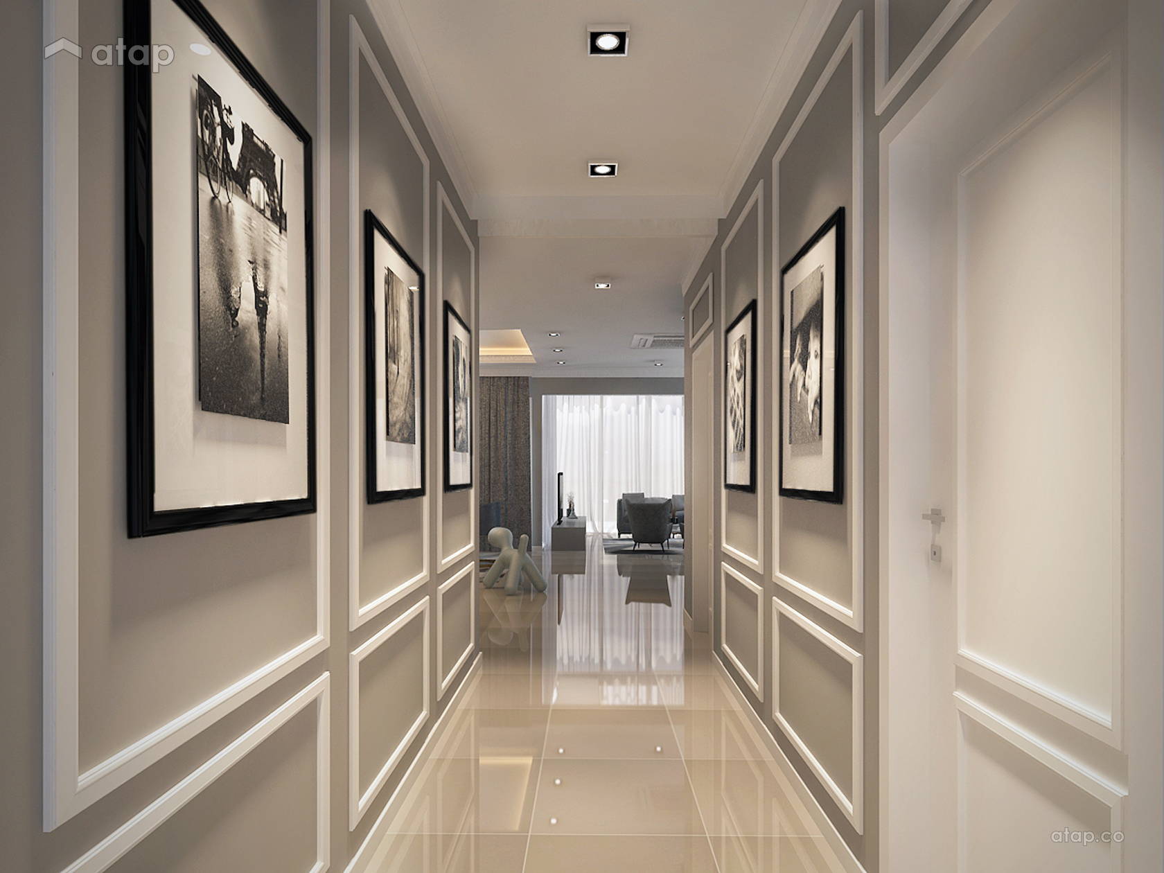 Classic Modern Foyer condominium design ideas & photos Malaysia | Atap.co