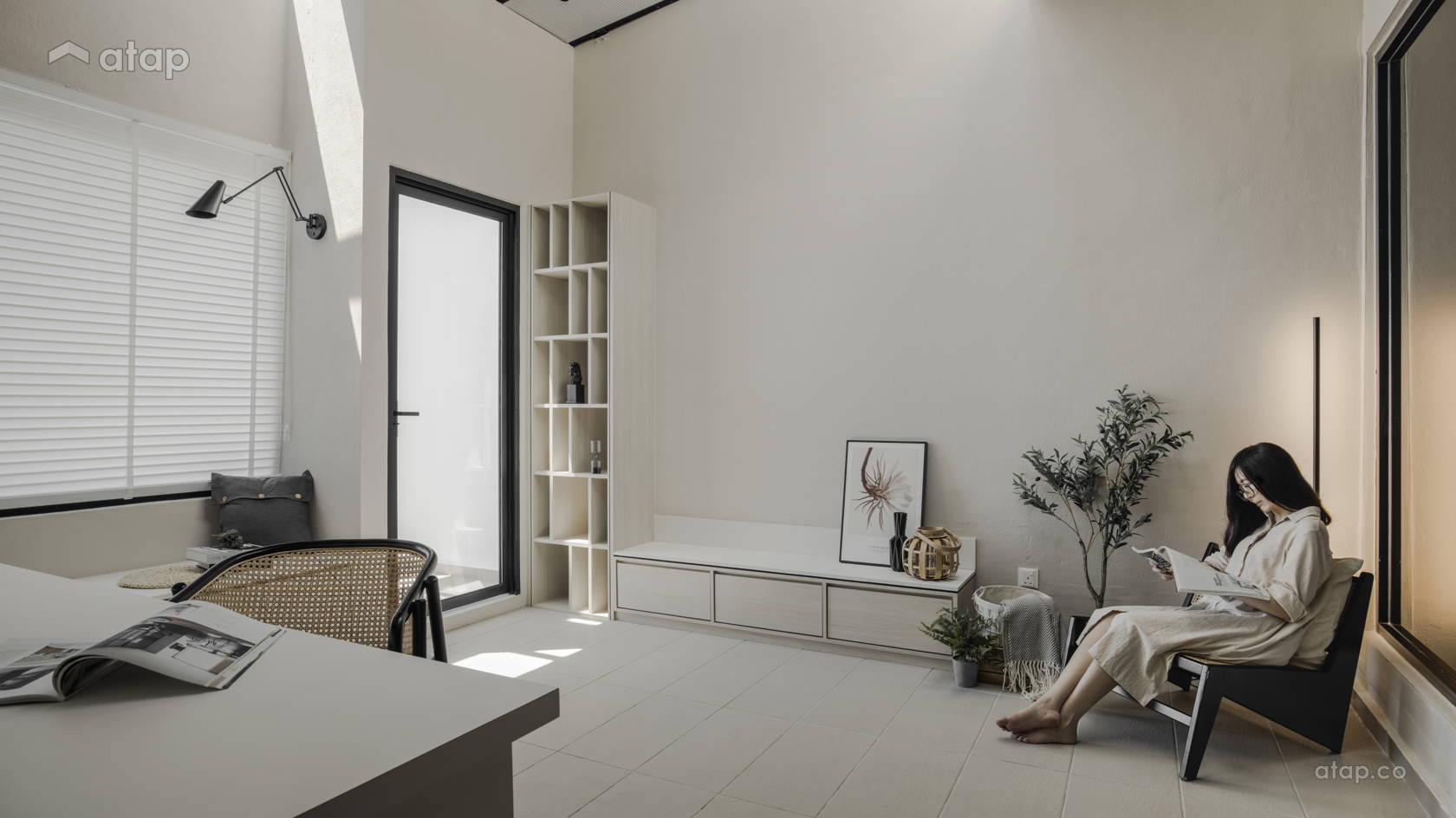 Scandinavian Zen Study Room condominium design ideas & photos Malaysia ...