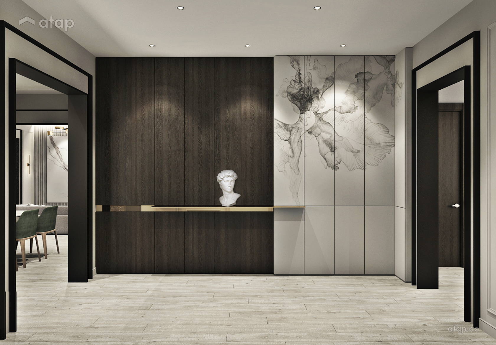 Contemporary Modern Foyer condominium design ideas & photos Malaysia ...