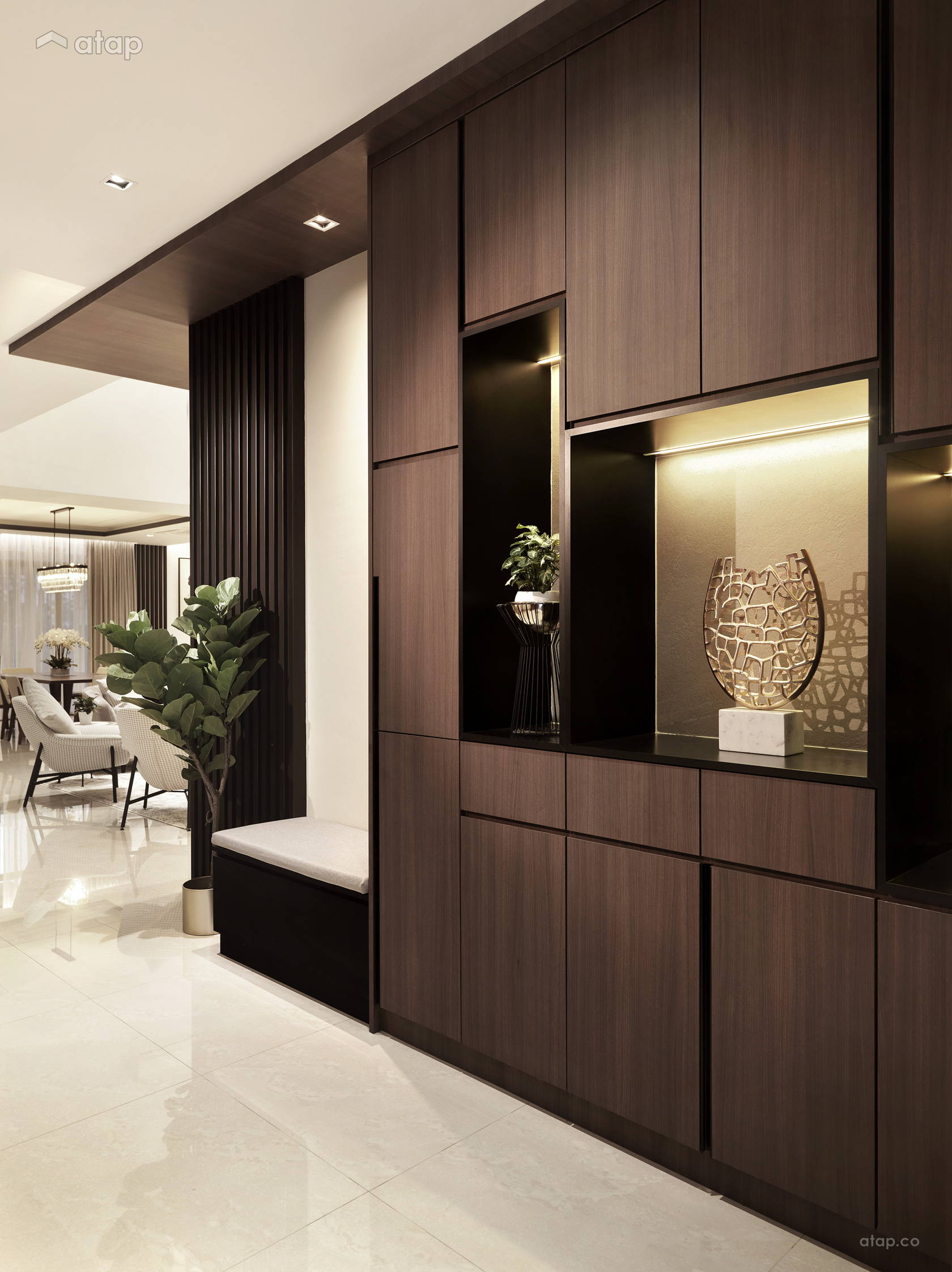 Modern Foyer terrace design ideas & photos Malaysia | Atap.co