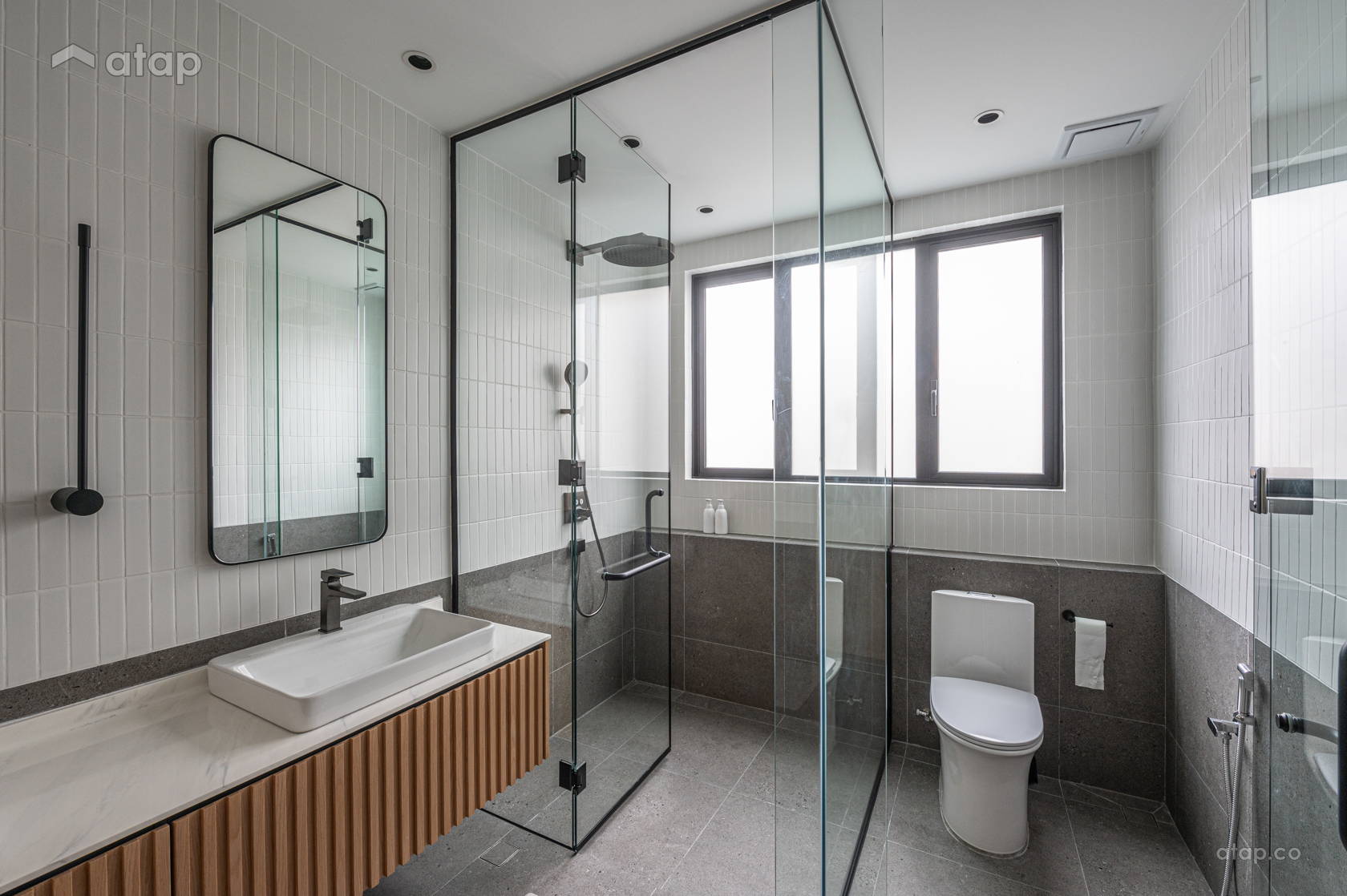 Minimalistic Modern Bathroom terrace design ideas & photos Malaysia ...