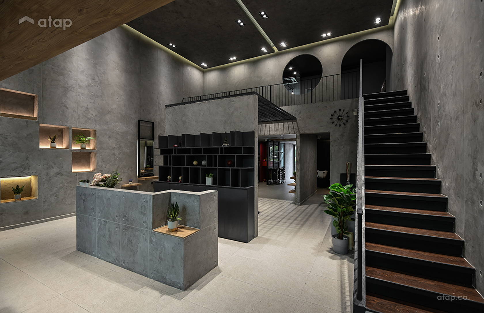 Contemporary Industrial shophouse design ideas & photos Malaysia | Atap.co