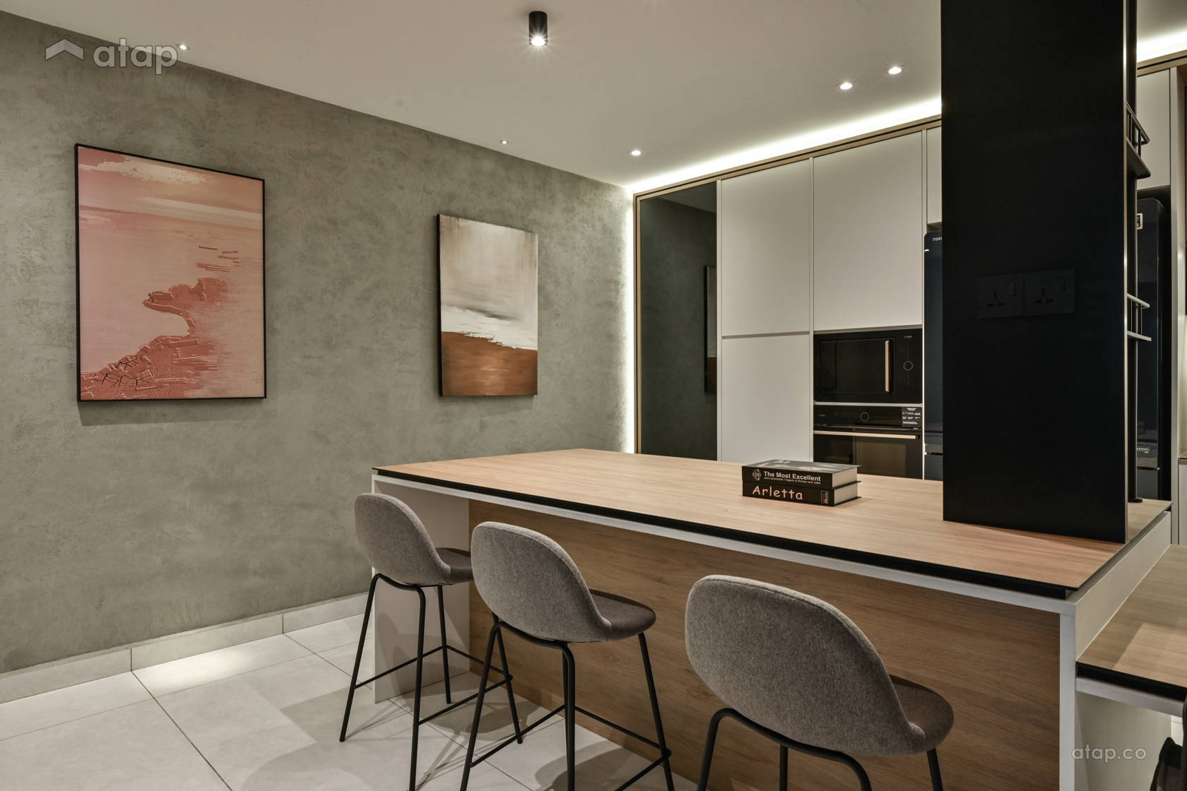 Contemporary Modern Dining Room Kitchen terrace design ideas & photos ...