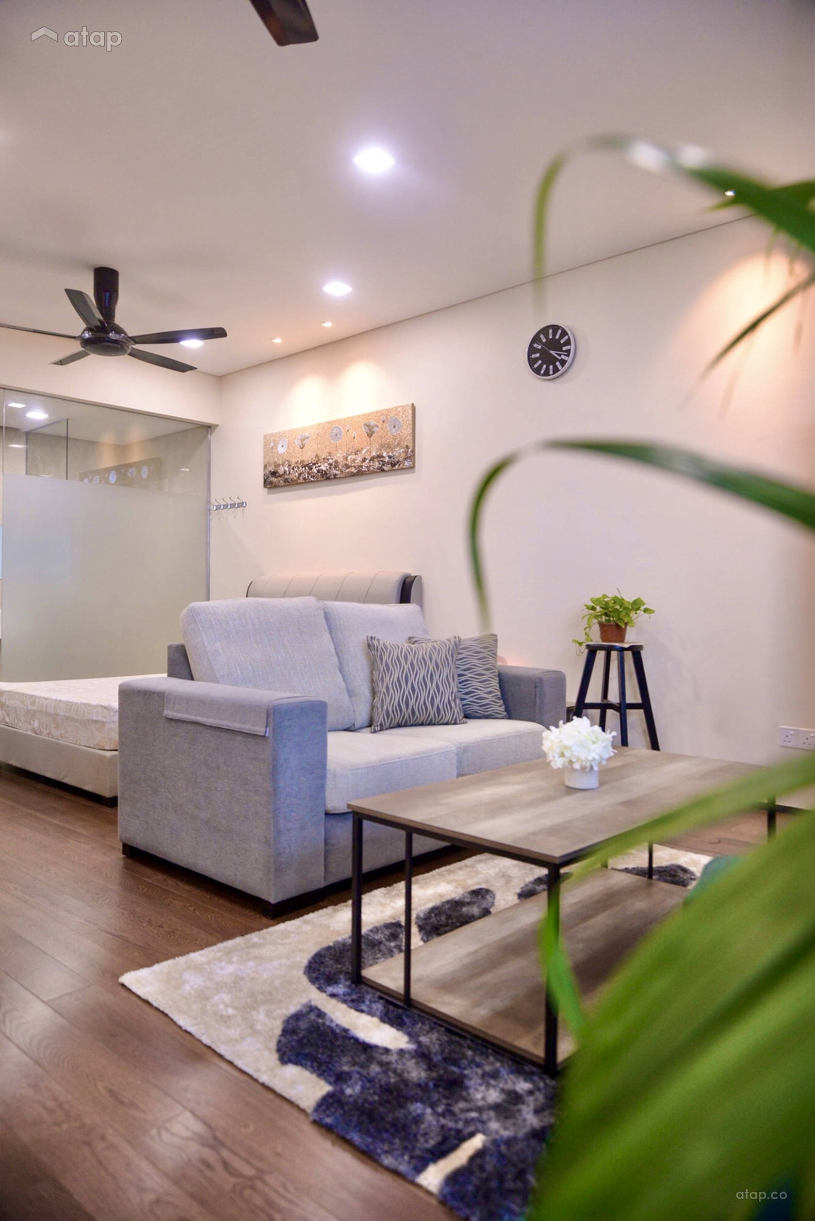 Contemporary Bedroom Living Room condominium design ideas & photos ...