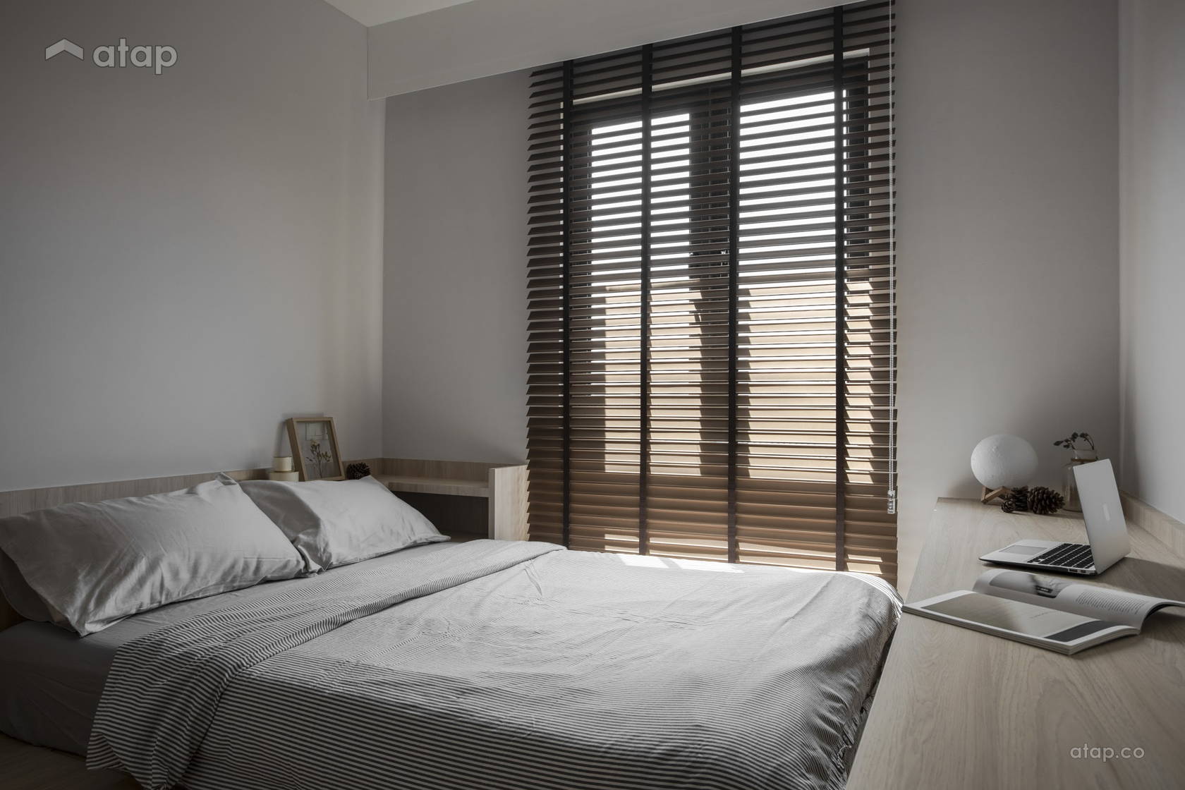 Zen Bedroom condominium design ideas & photos Malaysia | Atap.co