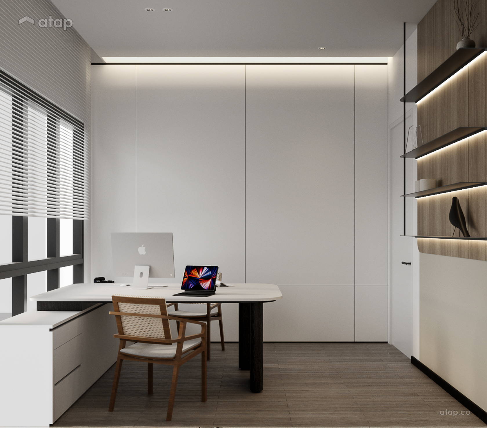 Minimalistic Zen Study Room terrace design ideas & photos Malaysia ...