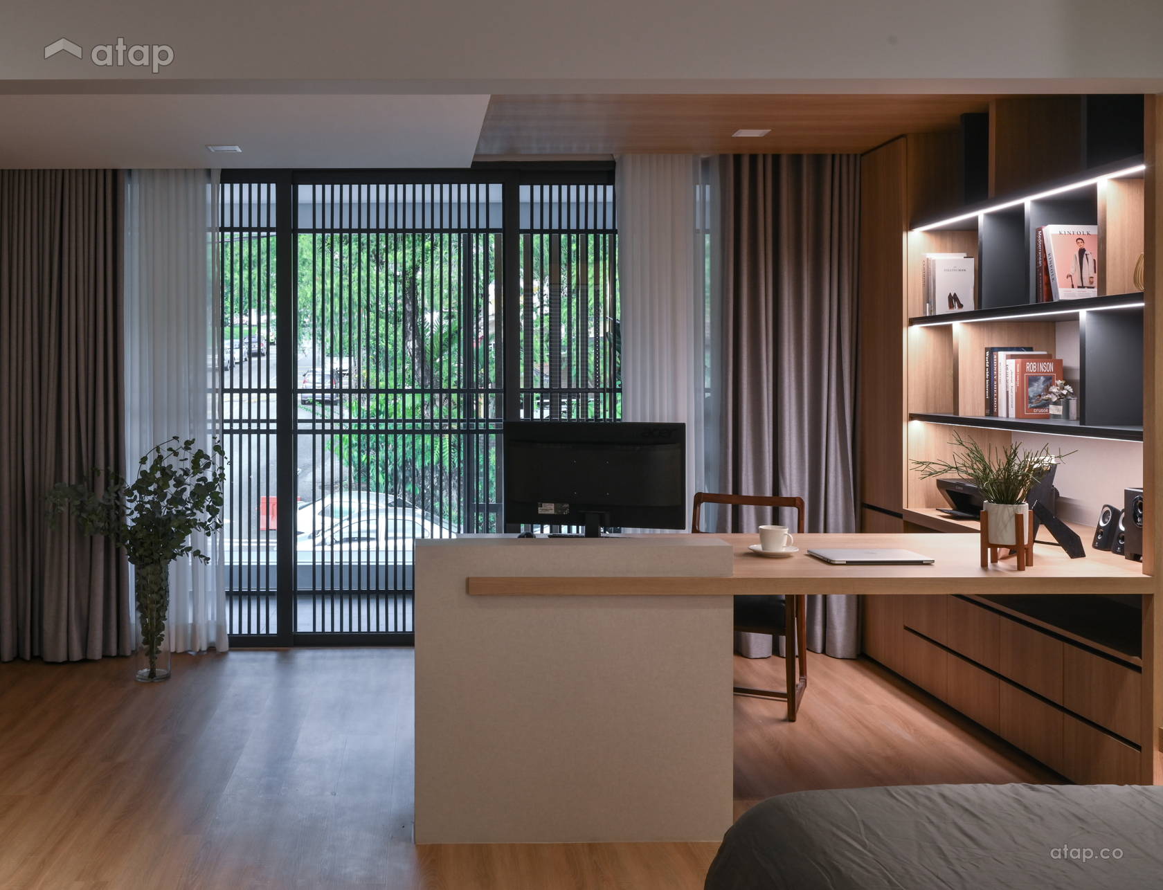 Modern Bedroom Study Room terrace design ideas & photos Malaysia | Atap.co