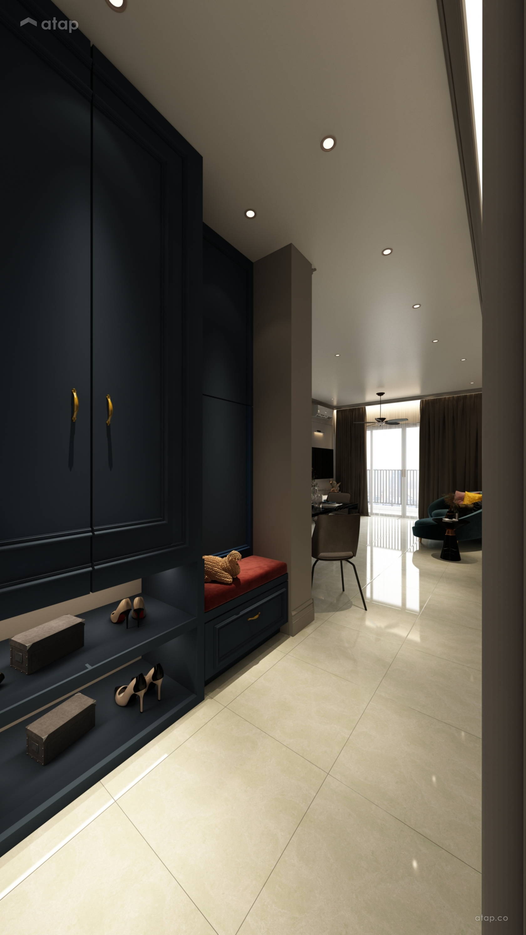 Classic Foyer condominium design ideas & photos Malaysia | Atap.co