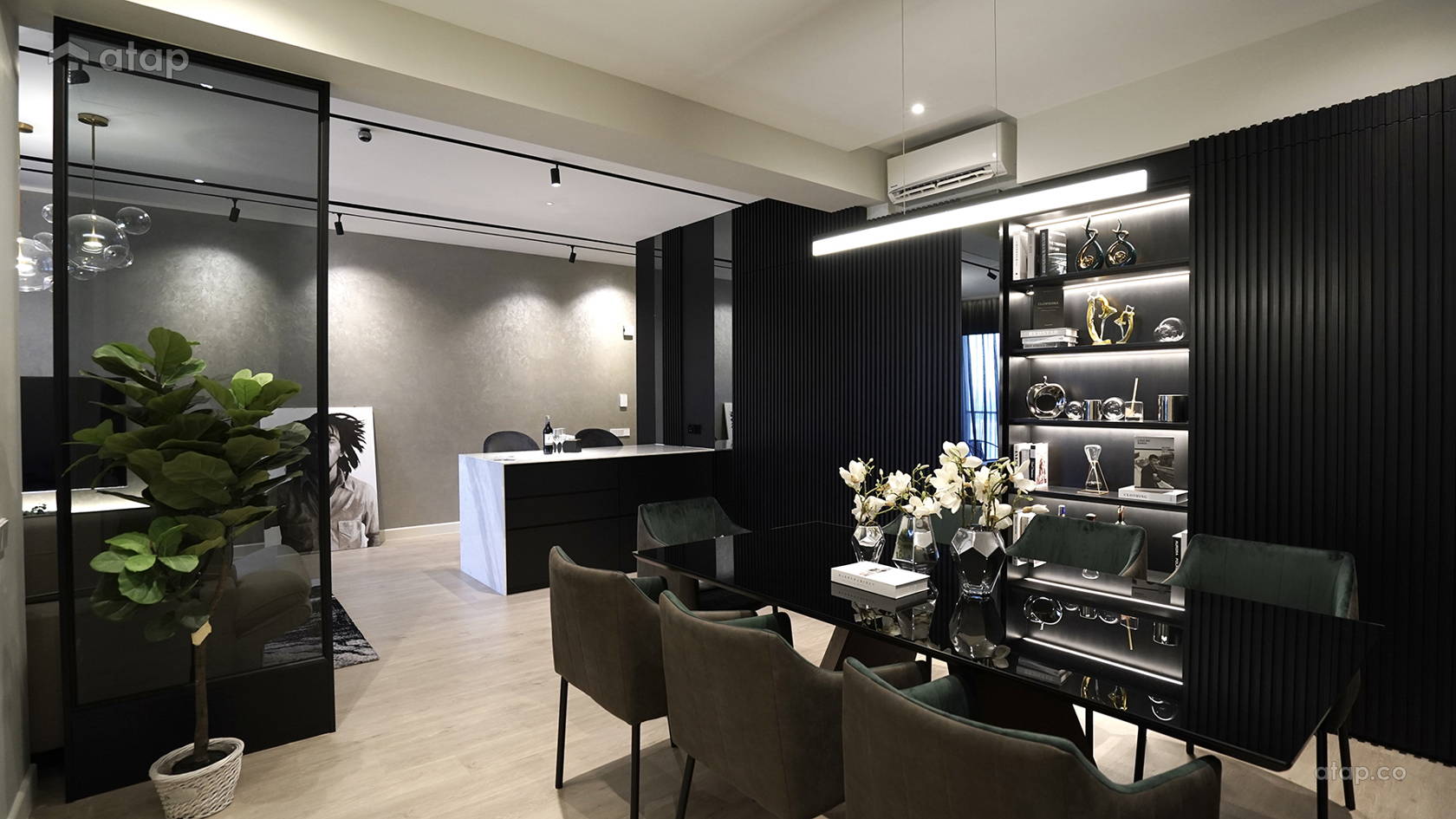 Contemporary Modern Dining Room condominium design ideas & photos ...