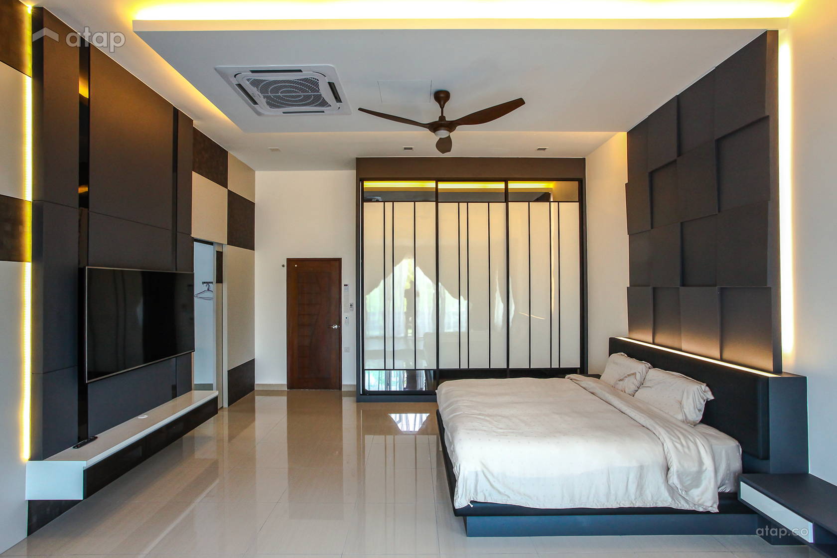 Modern Bedroom semi-detached design ideas & photos Malaysia | Atap.co