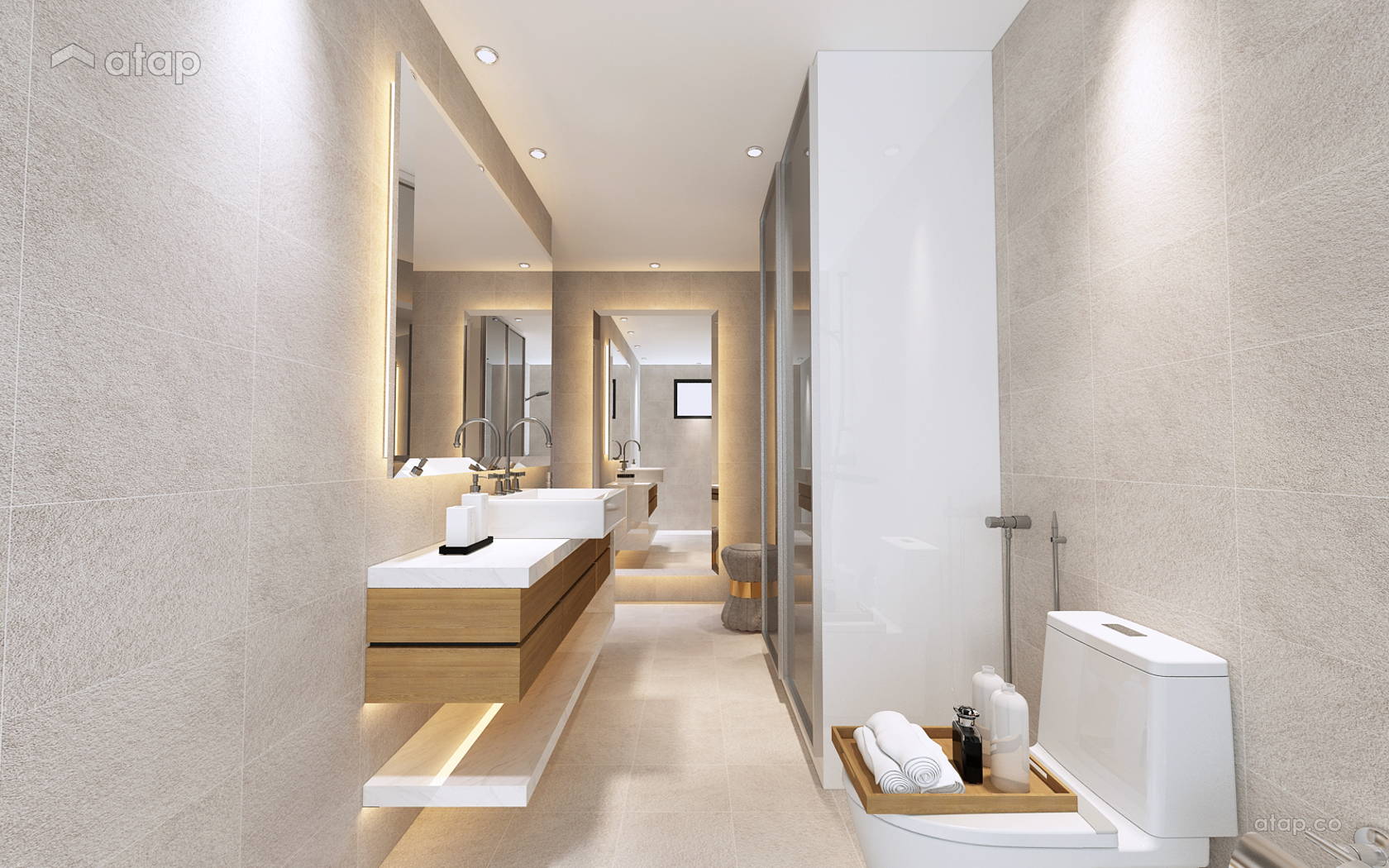 Contemporary Modern Bathroom terrace design ideas & photos Malaysia ...