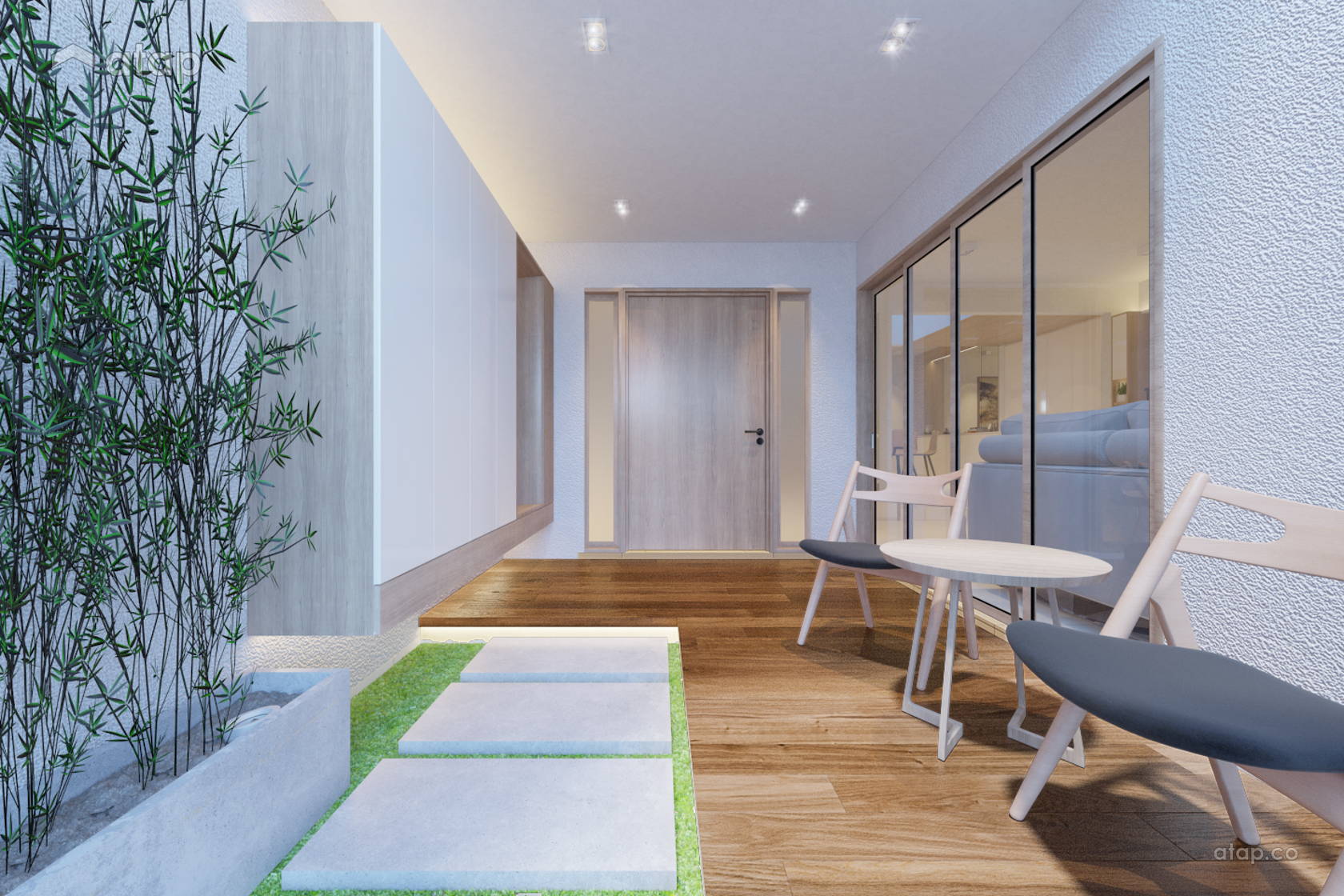 Minimalistic Modern Exterior terrace design ideas & photos Malaysia ...