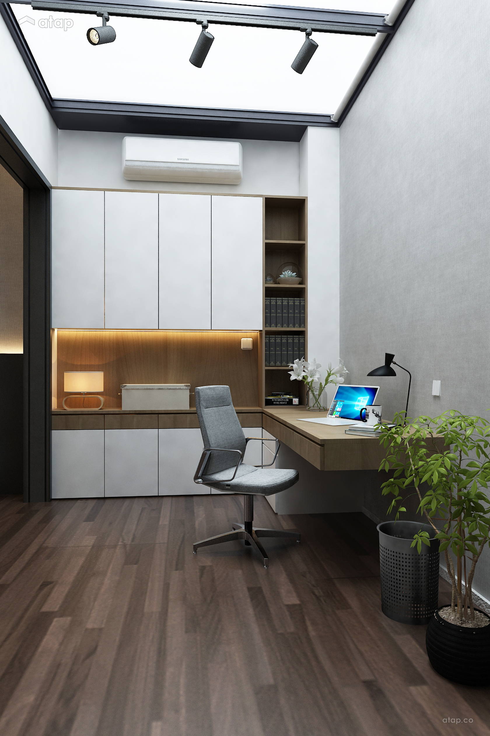 Contemporary Study Room terrace design ideas & photos Malaysia | Atap.co