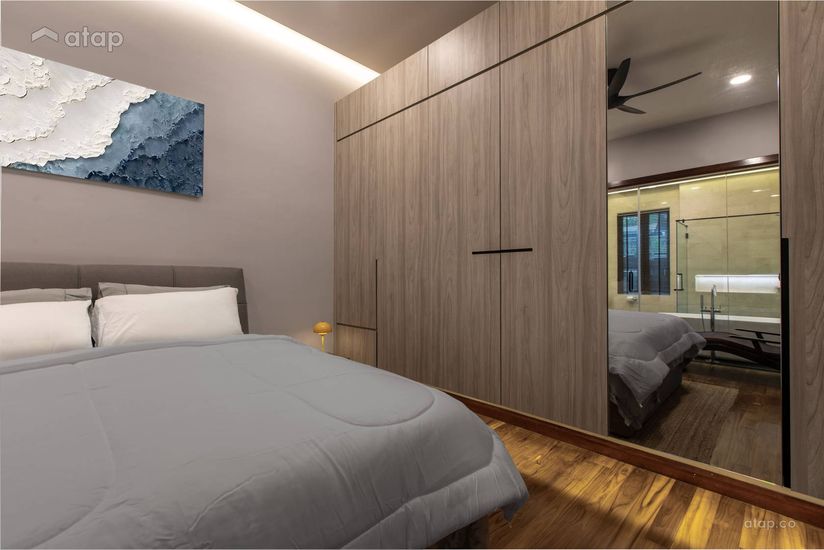Modern Zen Bedroom terrace design ideas & photos Malaysia | Atap.co