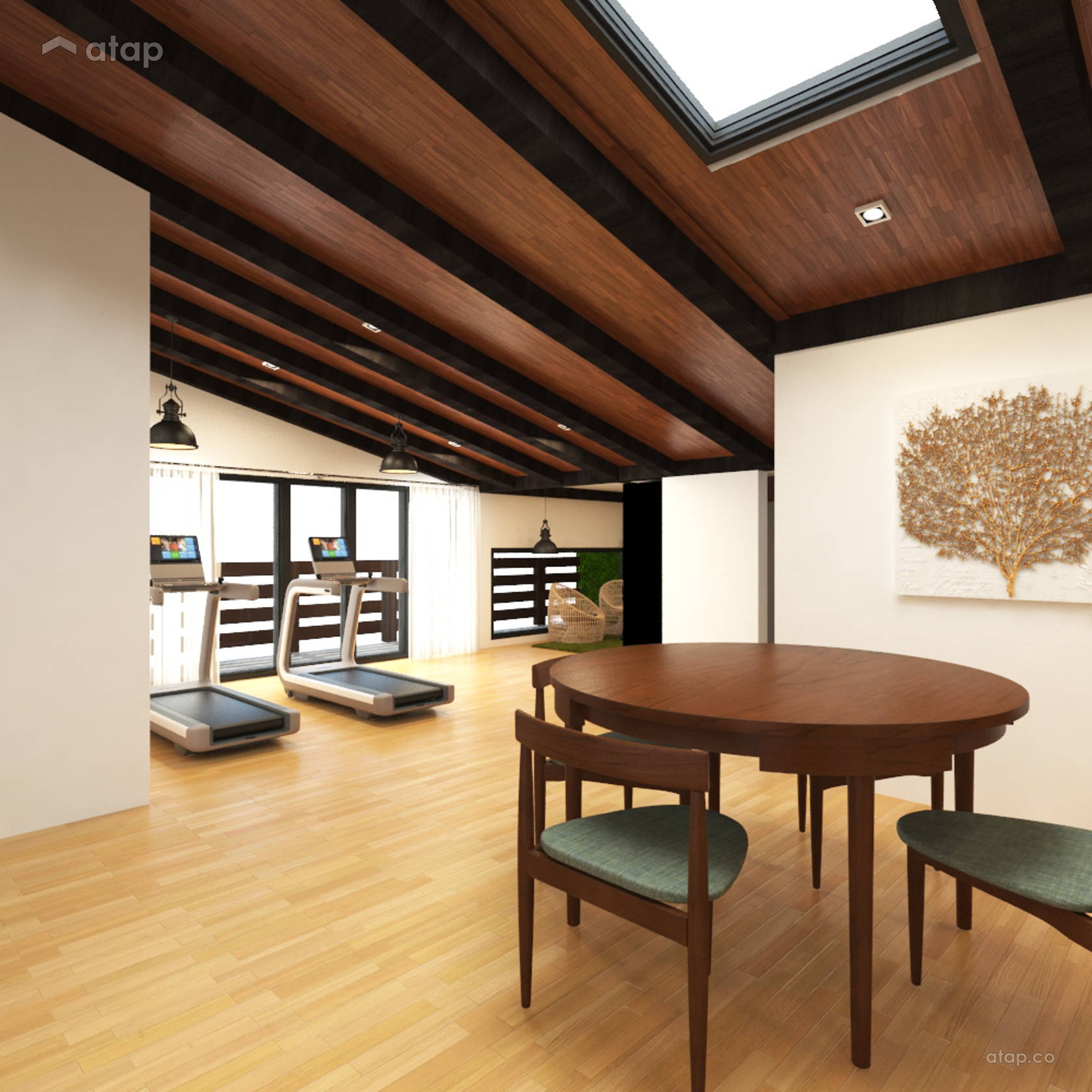 Asian Modern terrace design ideas & photos Malaysia | Atap.co