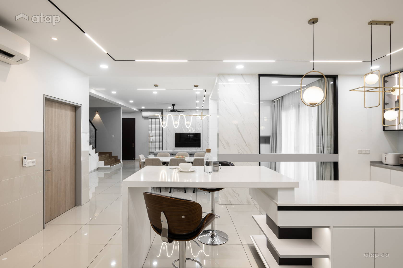 Contemporary Kitchen terrace design ideas & photos Malaysia | Atap.co