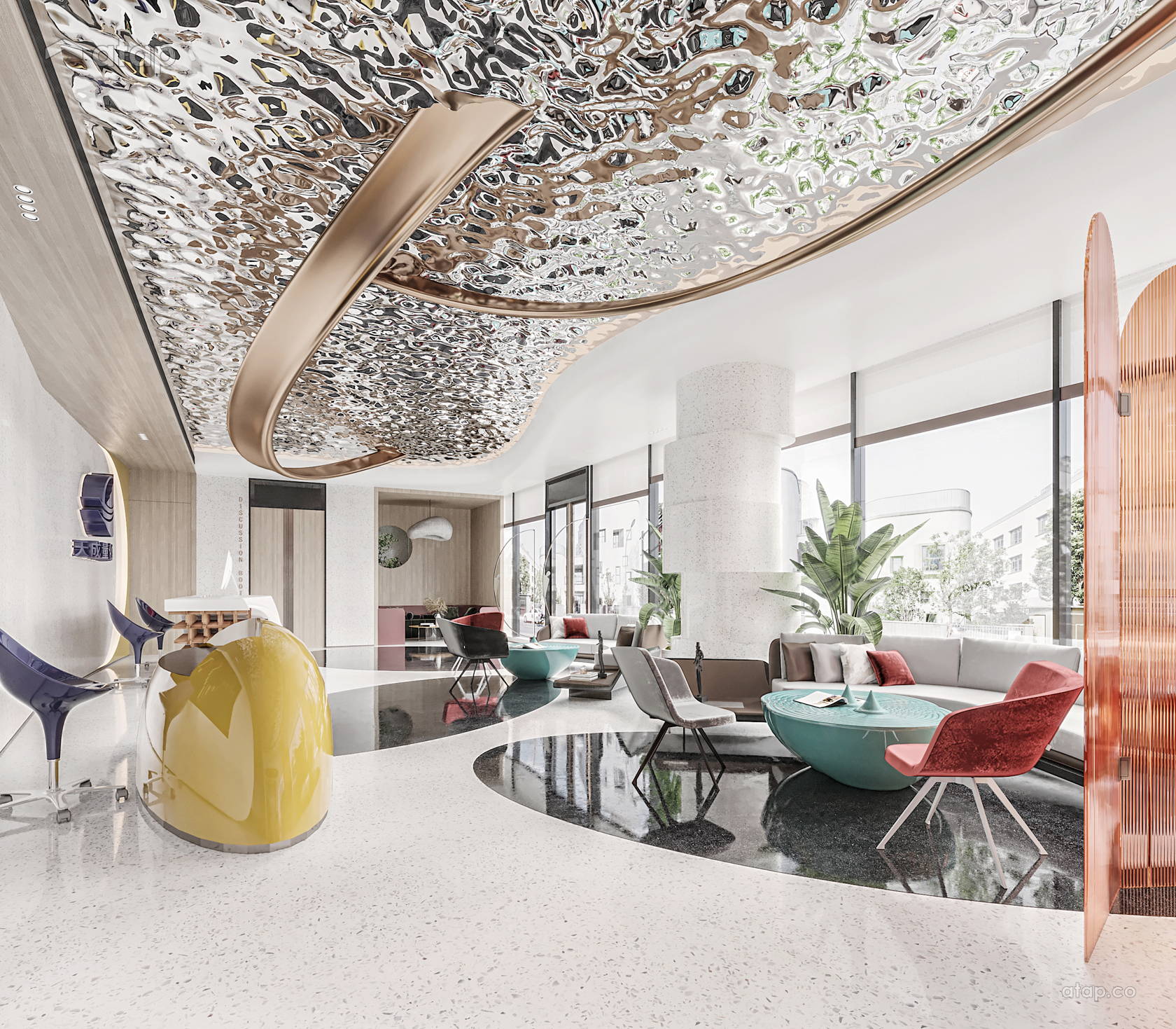 Modern Office Retail shopping mall design ideas & photos Malaysia | Atap.co