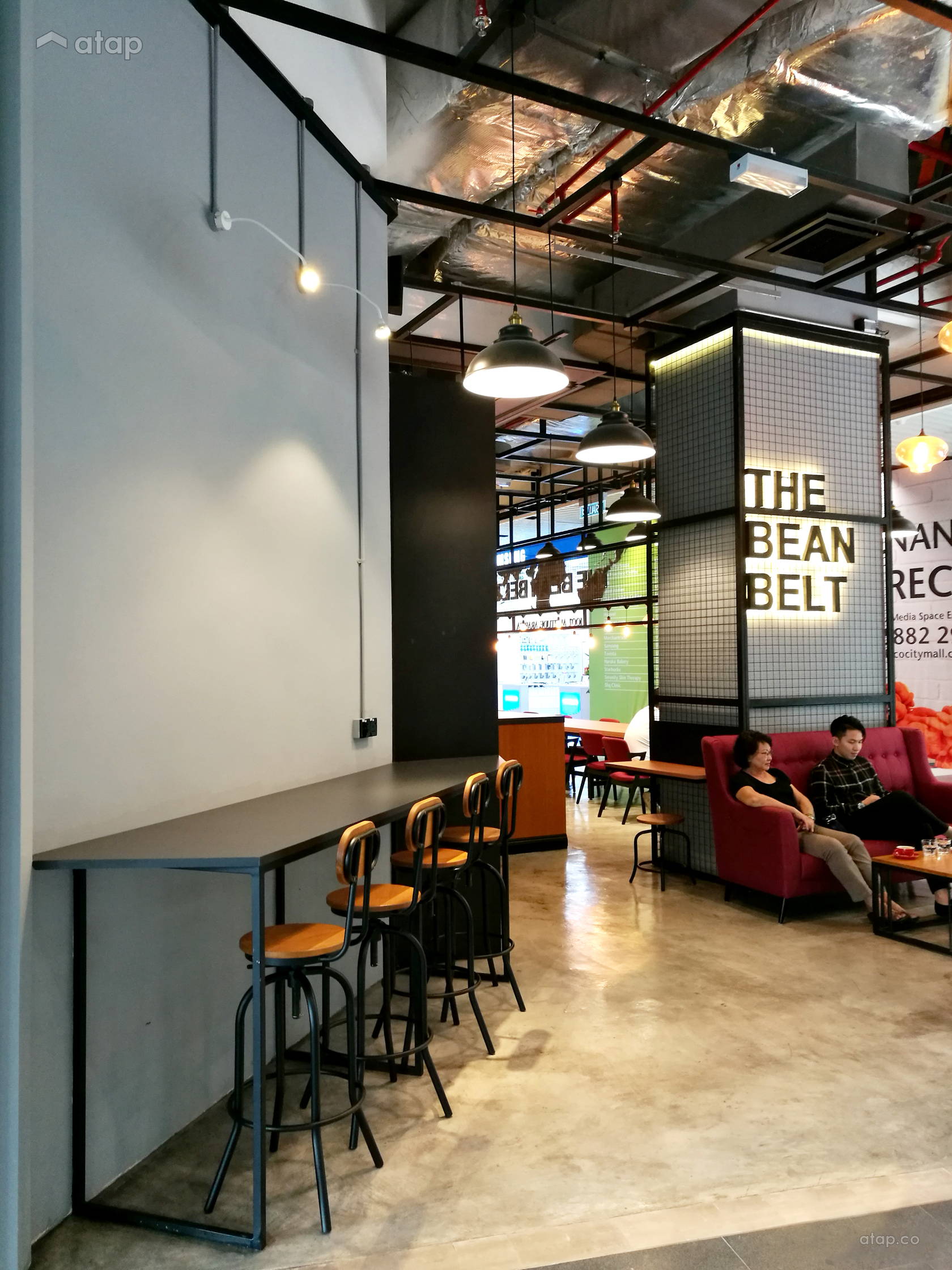 Industrial Modern F&B Retail shopping mall design ideas & photos ...