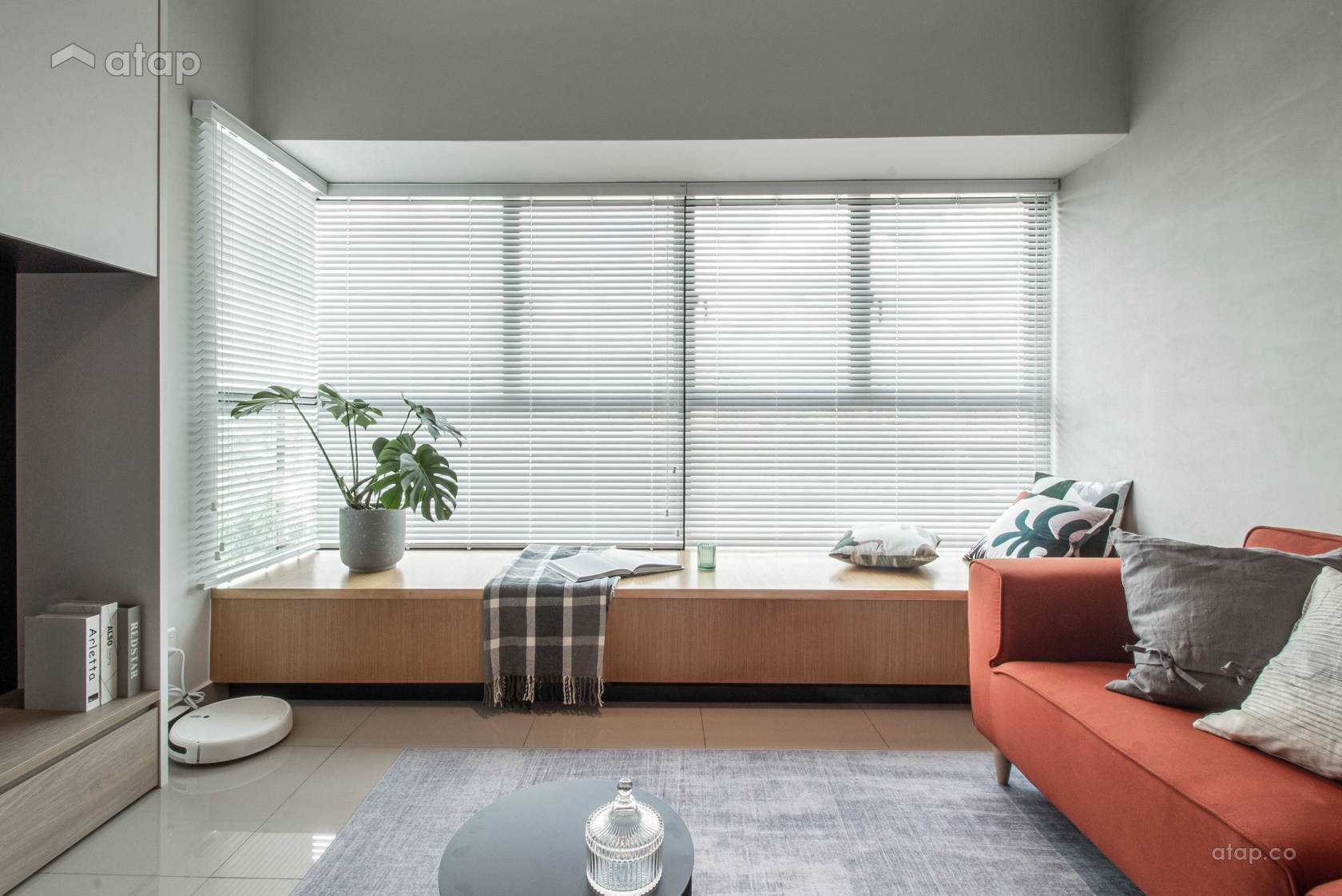 Minimalistic Scandinavian Living Room condominium design ideas & photos ...