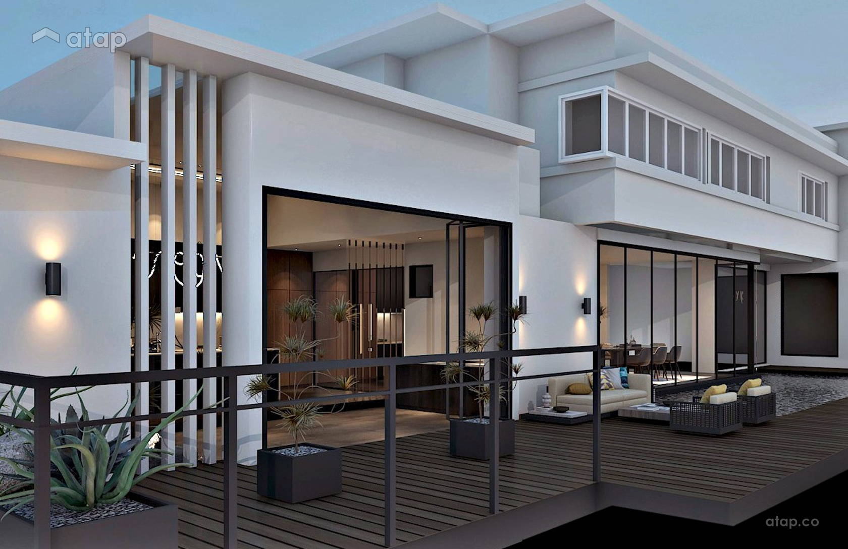 Contemporary Exterior semi-detached design ideas & photos Malaysia ...