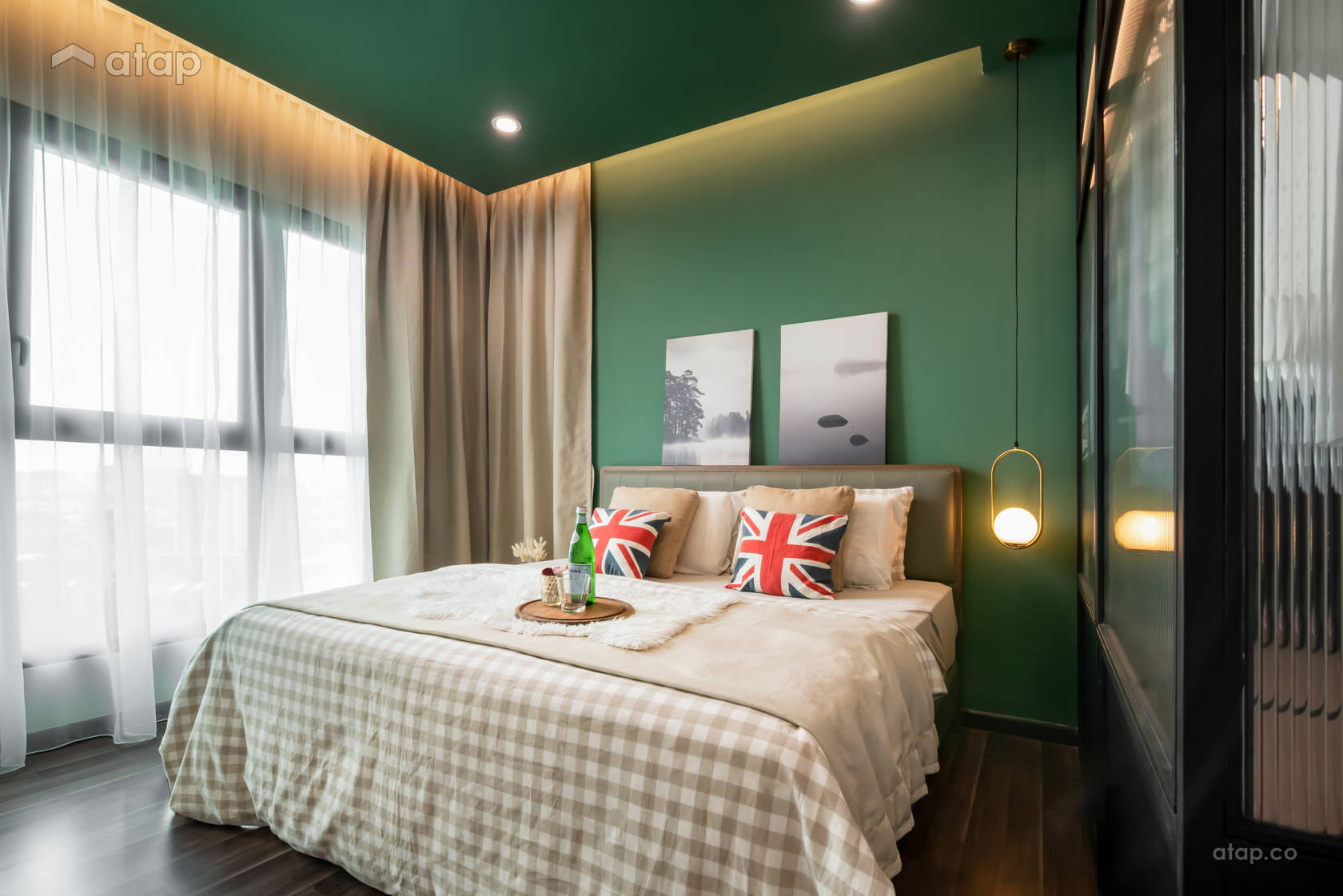 Industrial Vintage Bedroom condominium design ideas & photos Malaysia ...