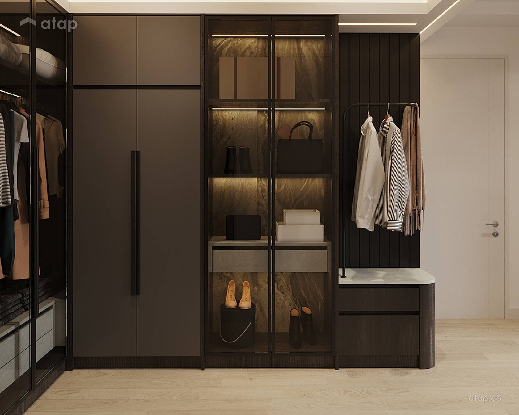 Minimalistic Scandinavian Bedroom condominium design ideas & photos ...