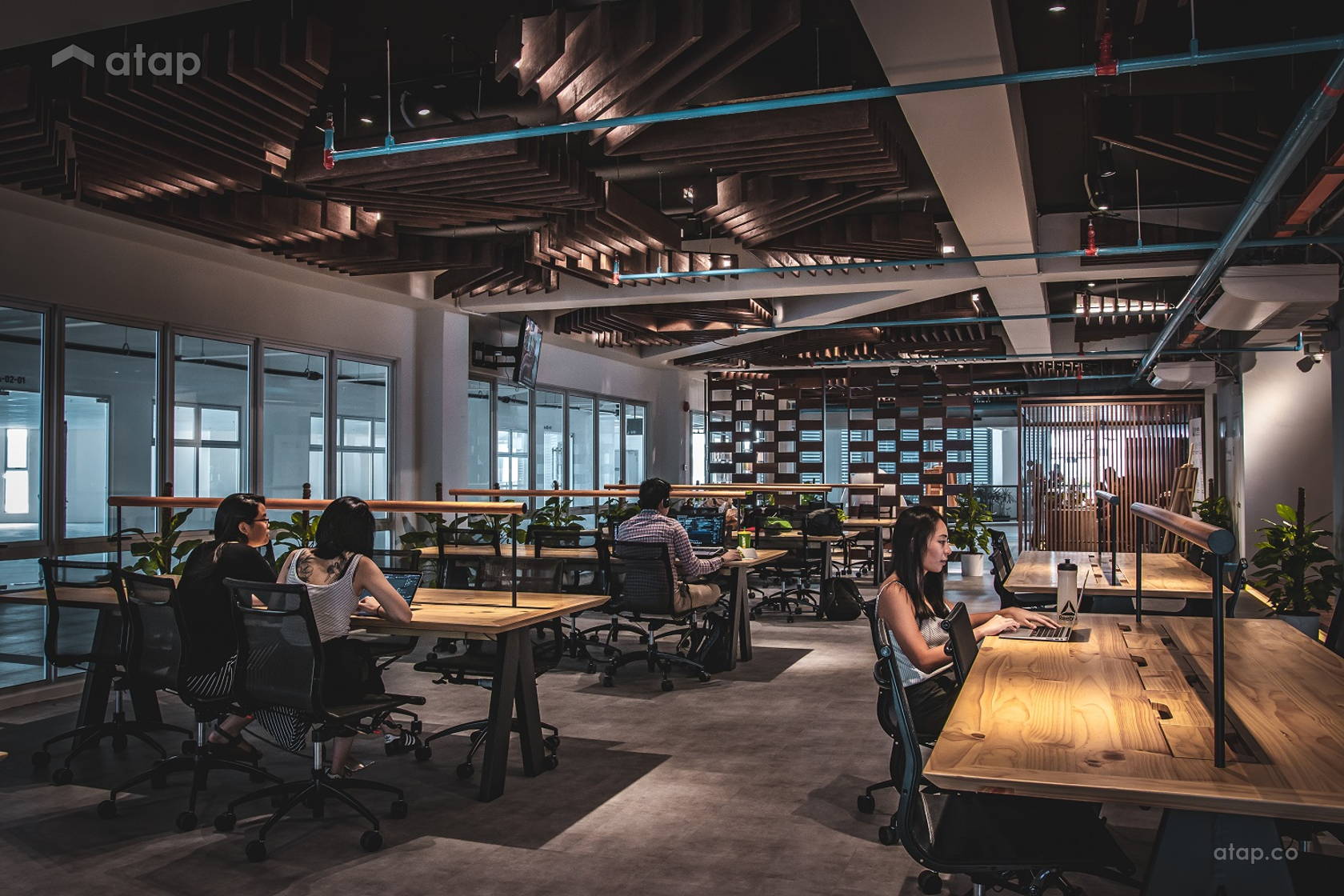 Industrial Rustic Office others design ideas & photos Malaysia | Atap.co