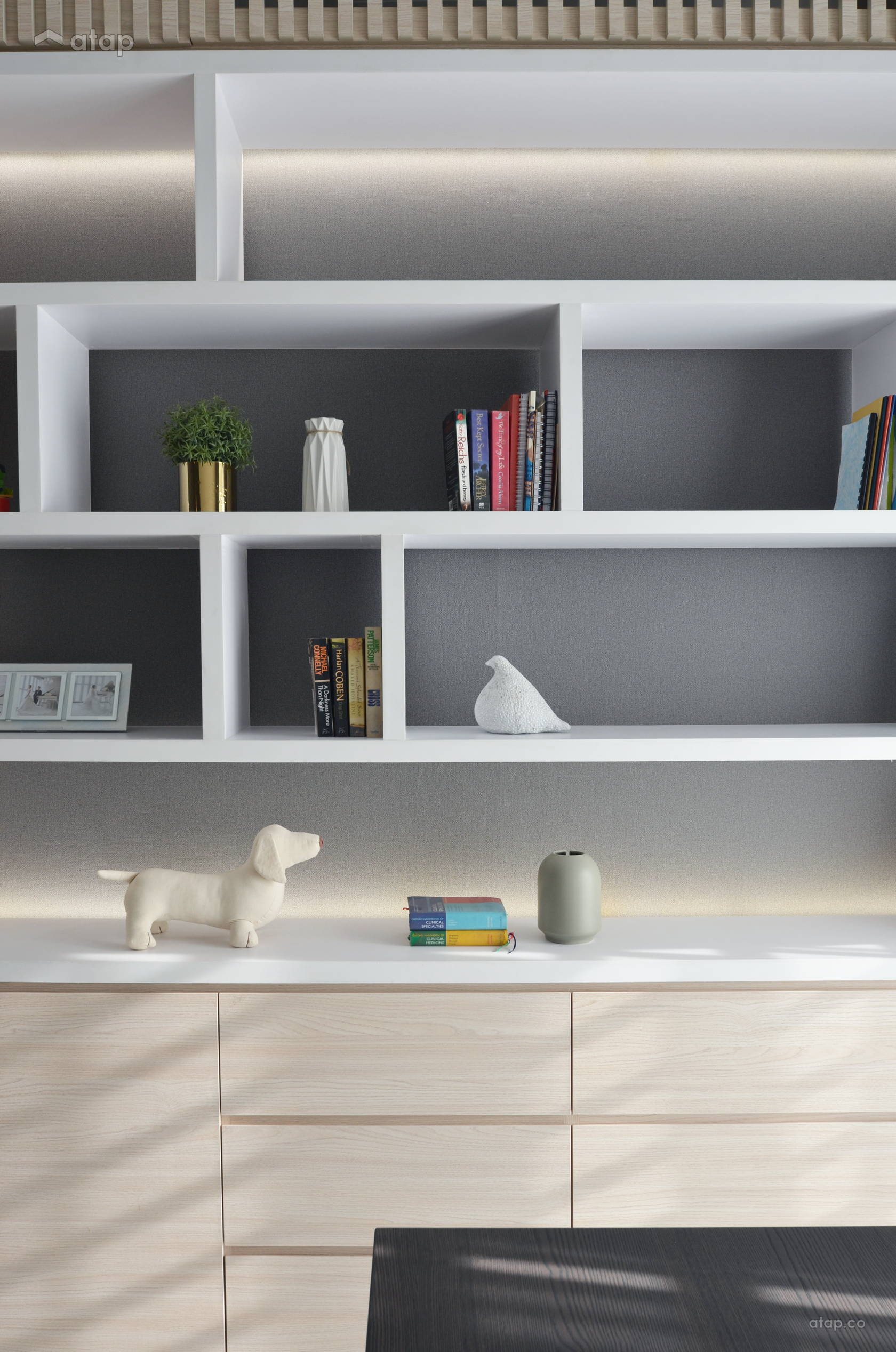 Minimalistic Study Room terrace design ideas & photos Malaysia | Atap.co