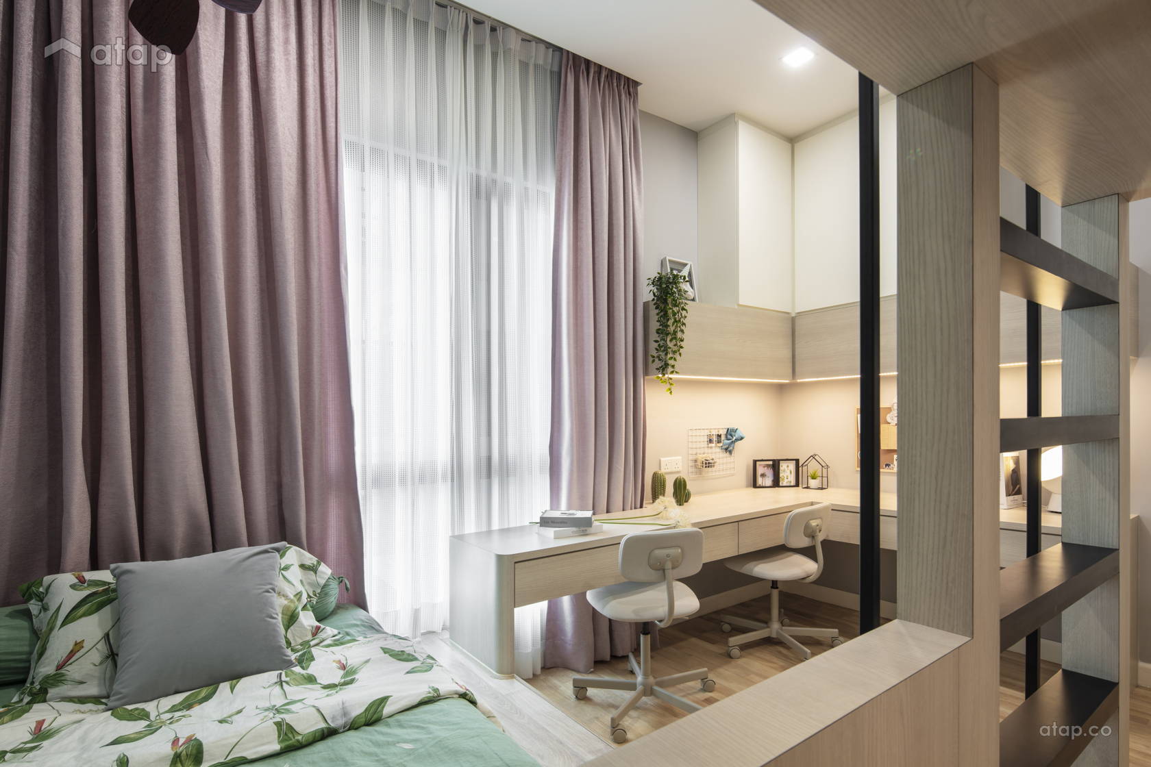 Contemporary Bedroom apartment design ideas & photos Malaysia | Atap.co