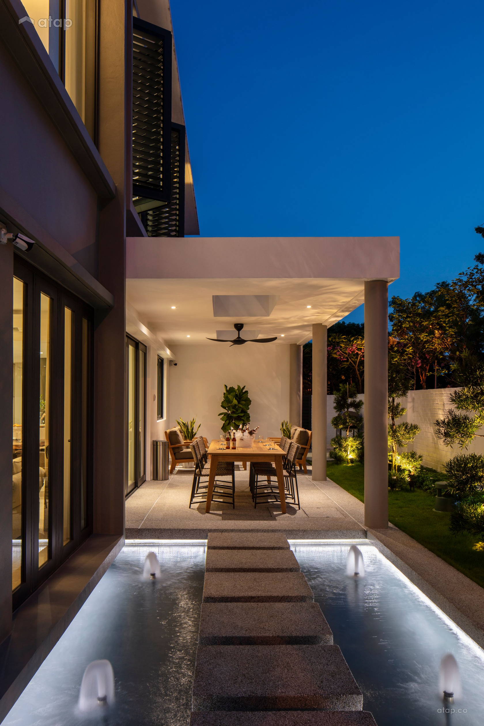 Contemporary Modern Exterior Garden terrace design ideas & photos ...