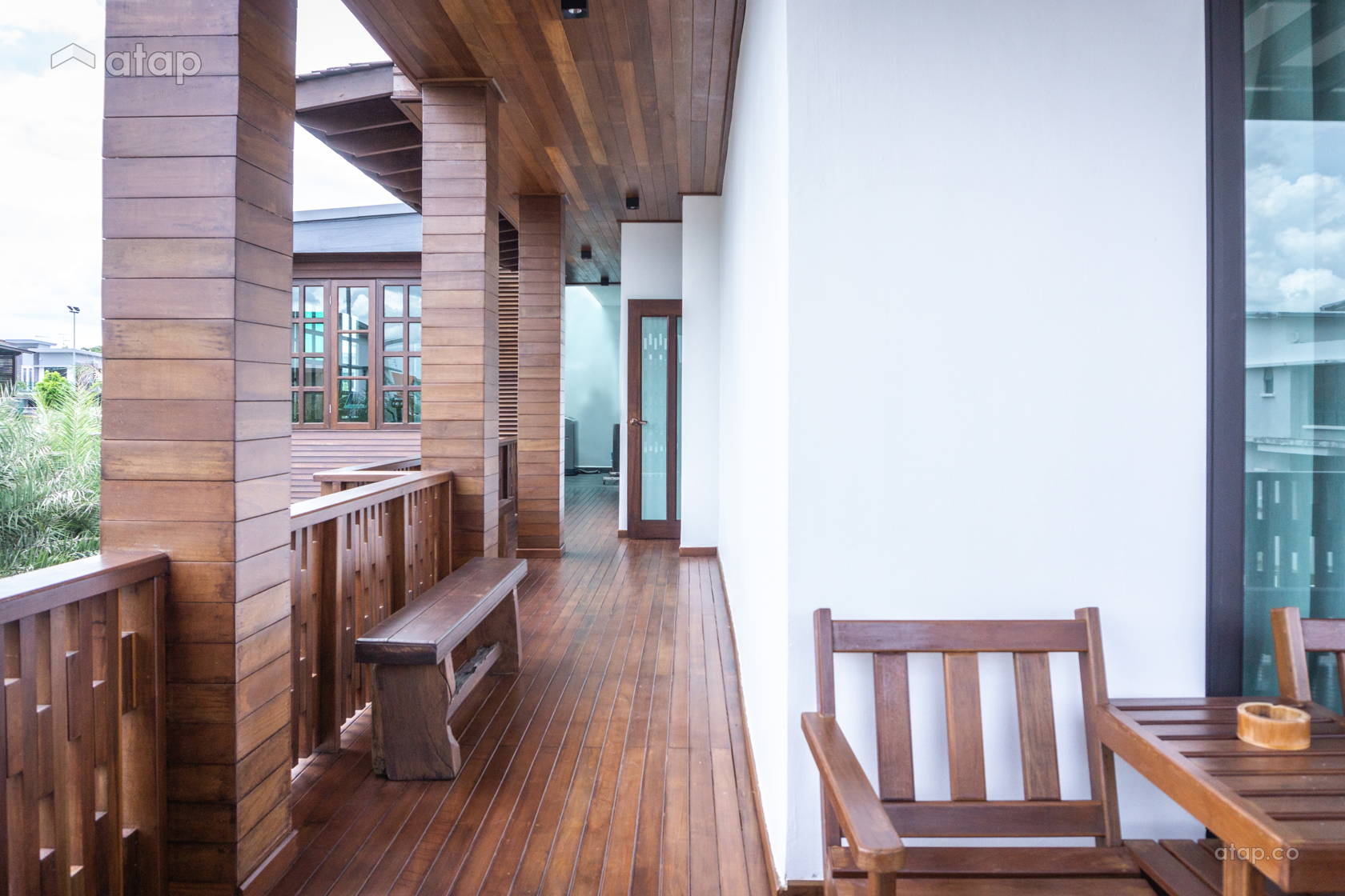 Asian Contemporary Balcony semi-detached design ideas & photos Malaysia ...